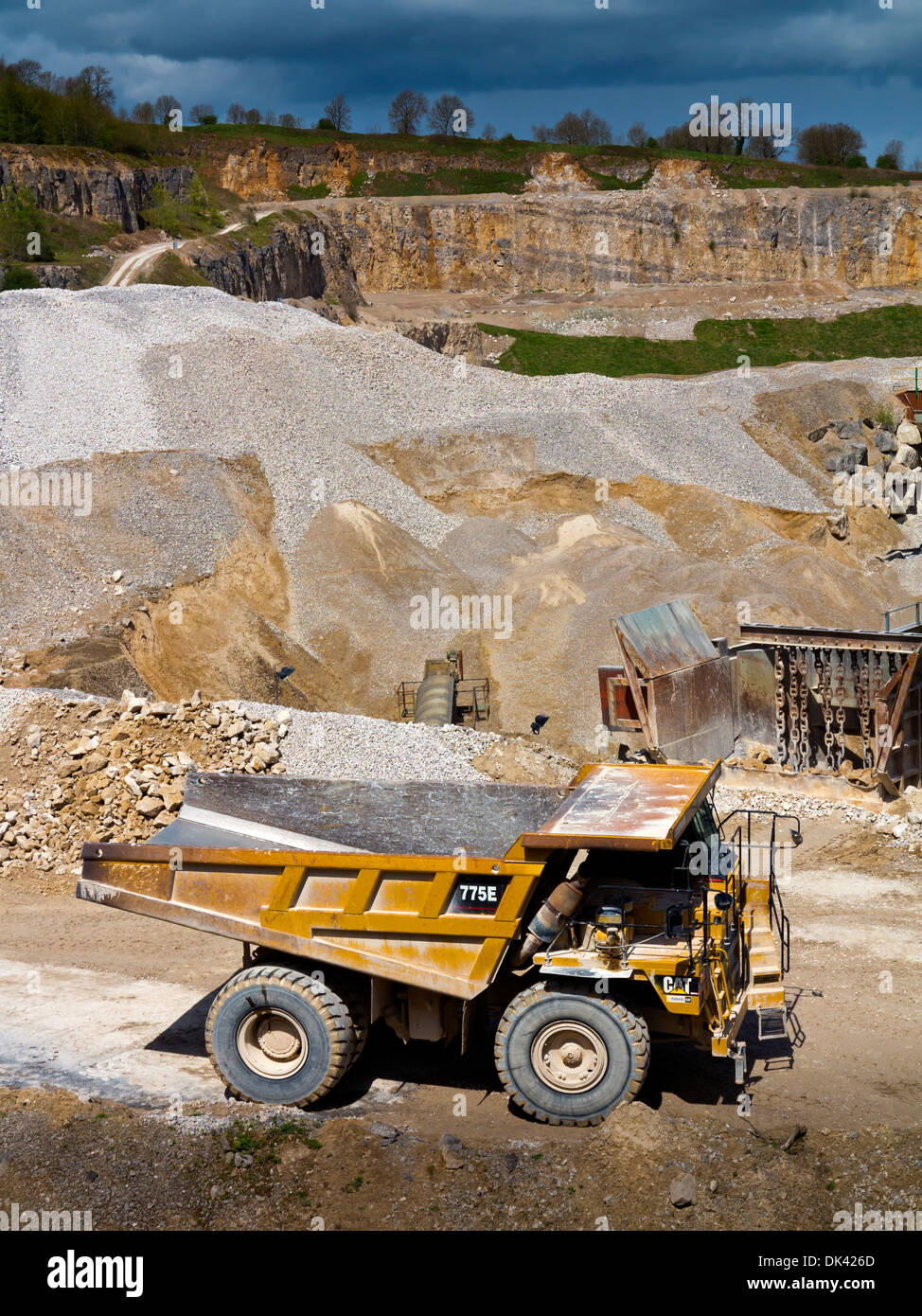 Dene Quarry Cromford Derbyshire England UK operated by Tarmac to ...