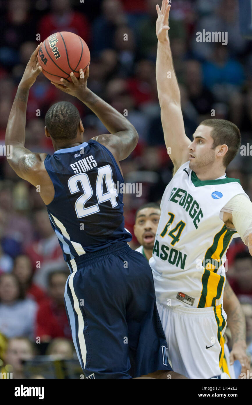 Mar. 18, 2011 - Cleveland, Ohio, U.S - Villanova guard Corey Stokes (24 ...