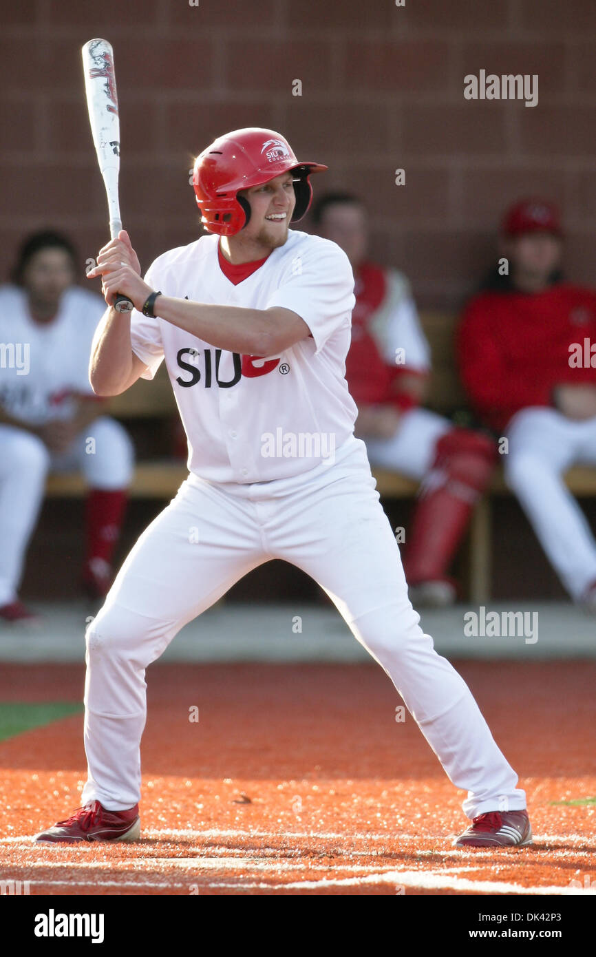 Mar. 18, 2011 - Edwardsville, Illinois, U.S - SIUE outfielder Devin ...