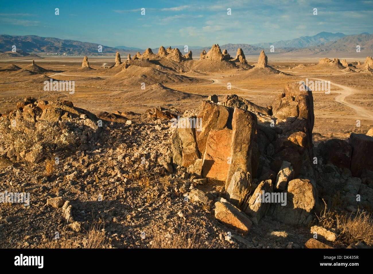 Tufa rock formations at the Trona Pinnacles, California Stock Photo - Alamy