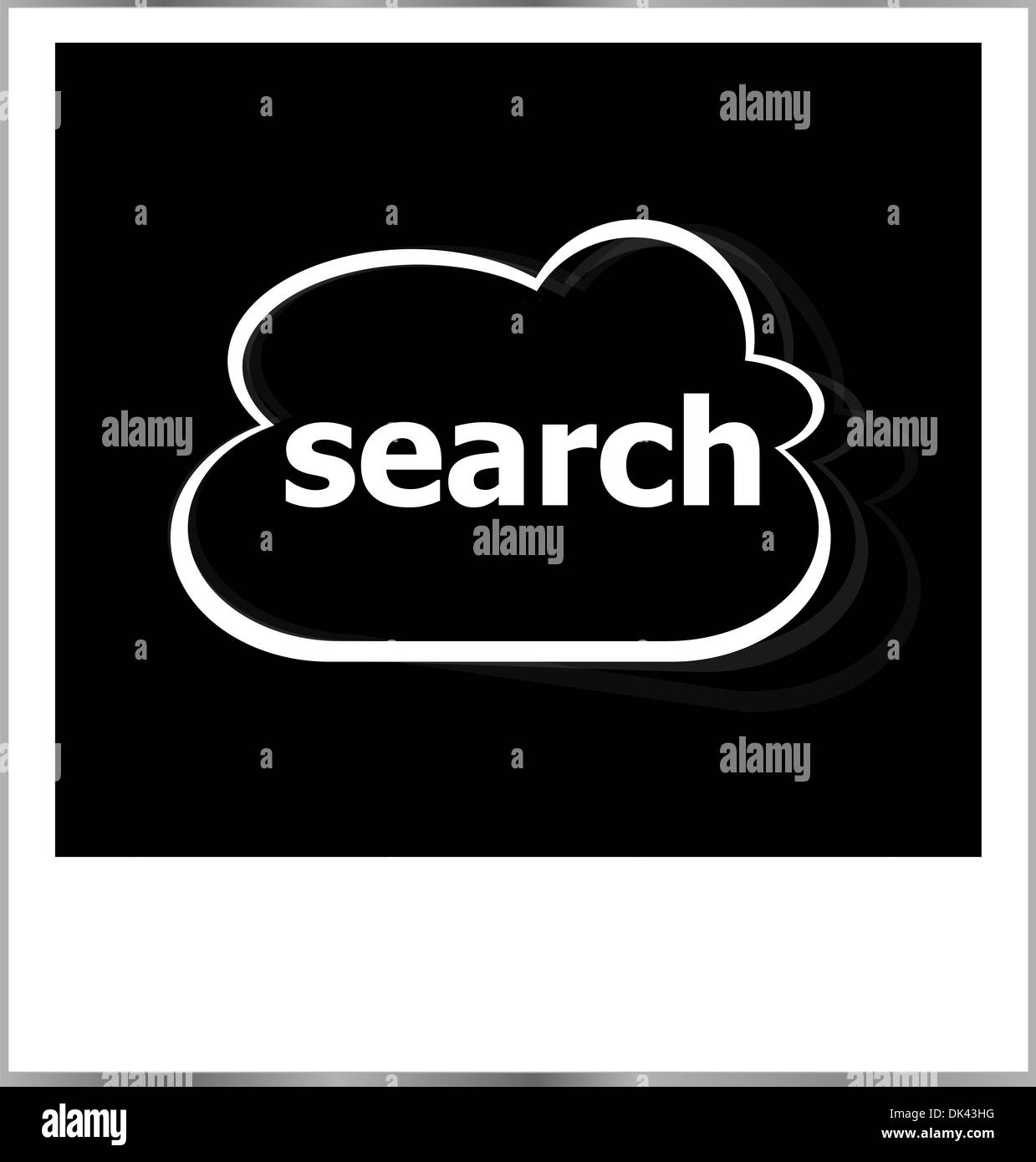 Memory word isolated text Black and White Stock Photos & Images - Alamy