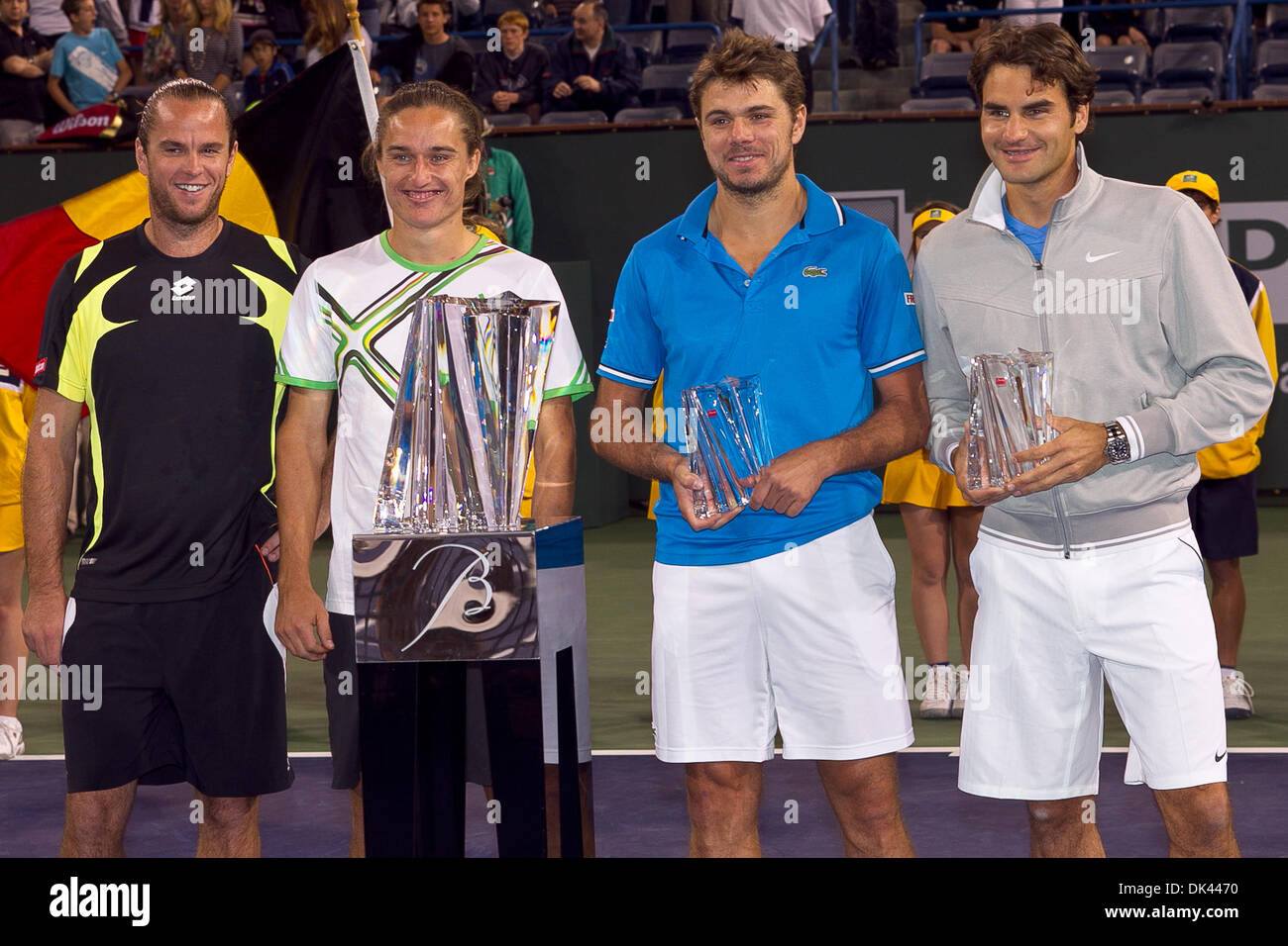 Mar. 19, 2011 - Indian Wells, California, U.S - From left Xavier ...