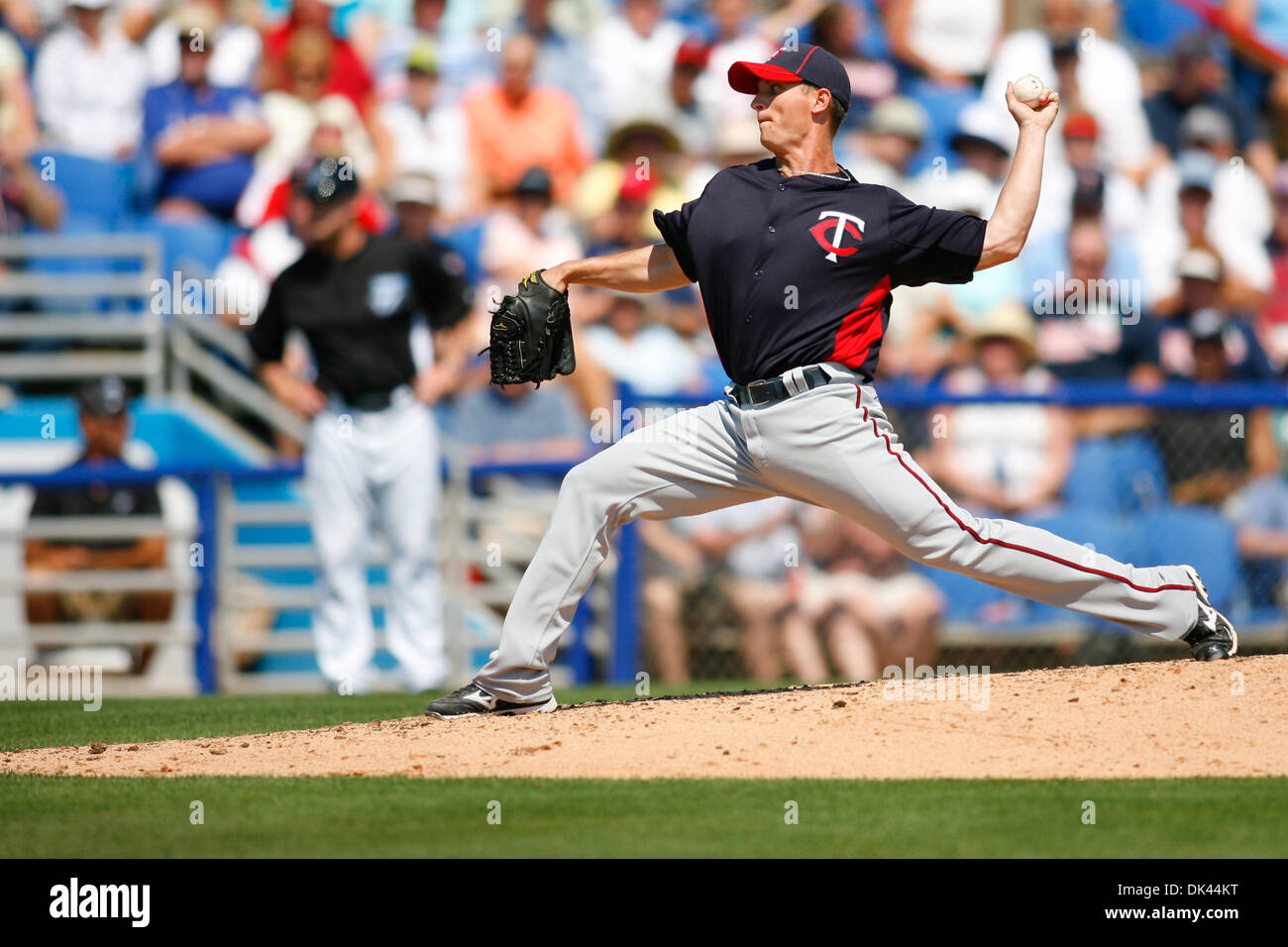 Mar. 20, 2011 - Dunedin, Florida, U.S - Minnesota Twins relief pitcher ...