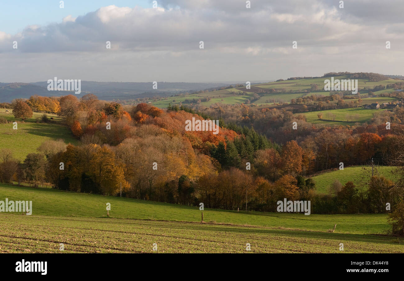 autumn countryside, swiss normandy, france Stock Photo - Alamy