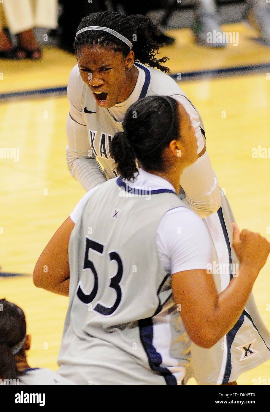 Mar. 23, 2011 - Cincinnati, Ohio, U.S - Xavier Musketeers forward Amber ...