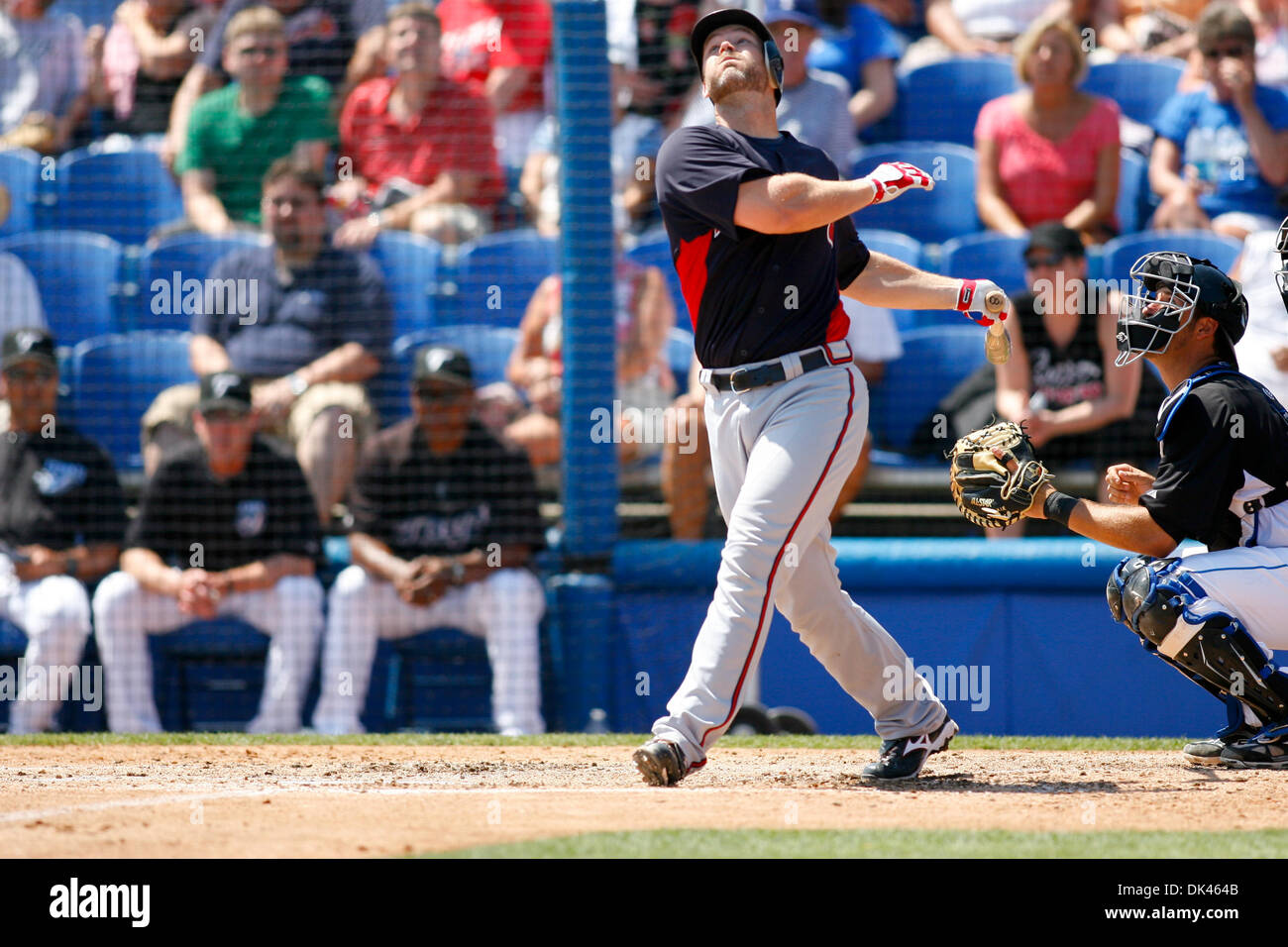 Mar. 24, 2011 - Dunedin, Florida, U.S - Atlanta Braves catcher David ...