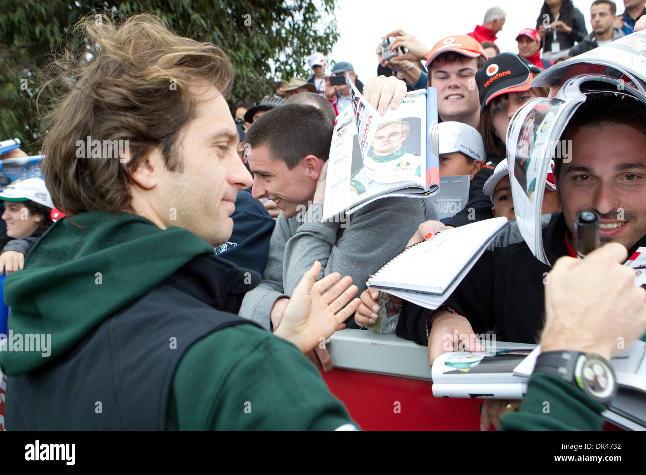 March 26, 2011 - Melbourne, Australia - Autograph signing for fans at ...