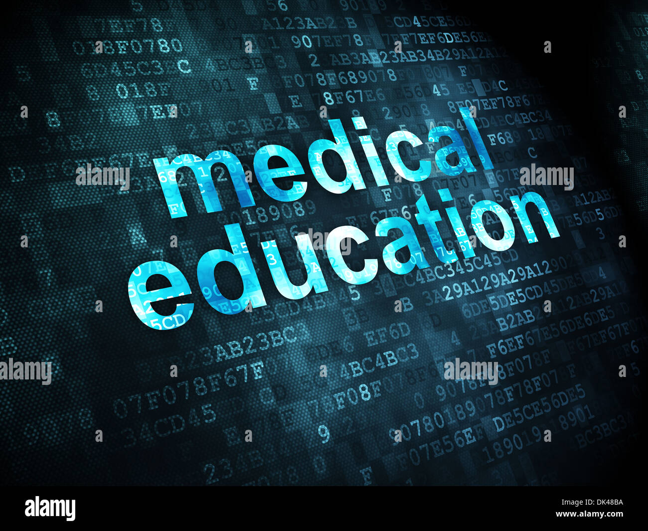 Education concept: Medical Education on digital background Stock Photo ...