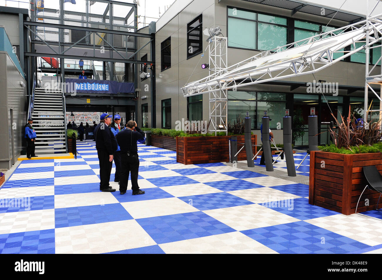 Mar. 26, 2011 - Melbourne, Victoria, Australia - Entry area of the F1 ...