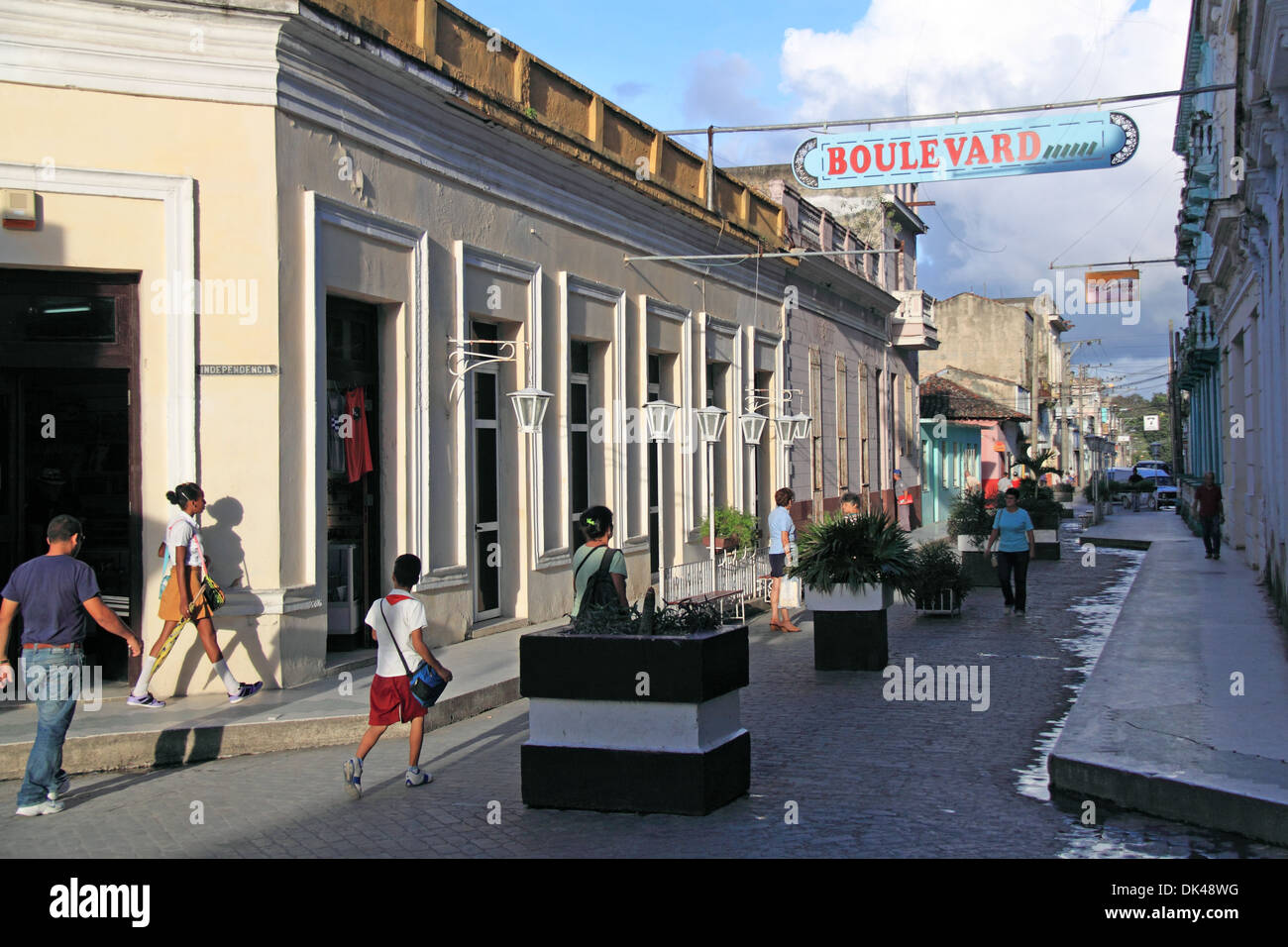 Boulevard, Calle Indepencia, Santa Clara, Villa Clara province, Cuba ...