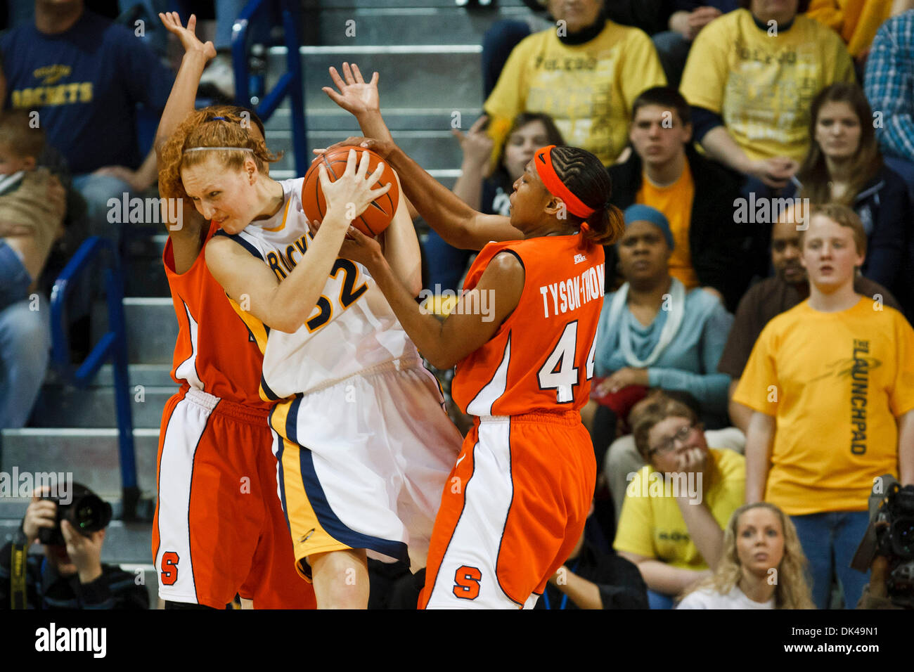 Mar. 27, 2011 - Toledo, Ohio, U.S - Toledo forward Melissa Goodall (#32 ...