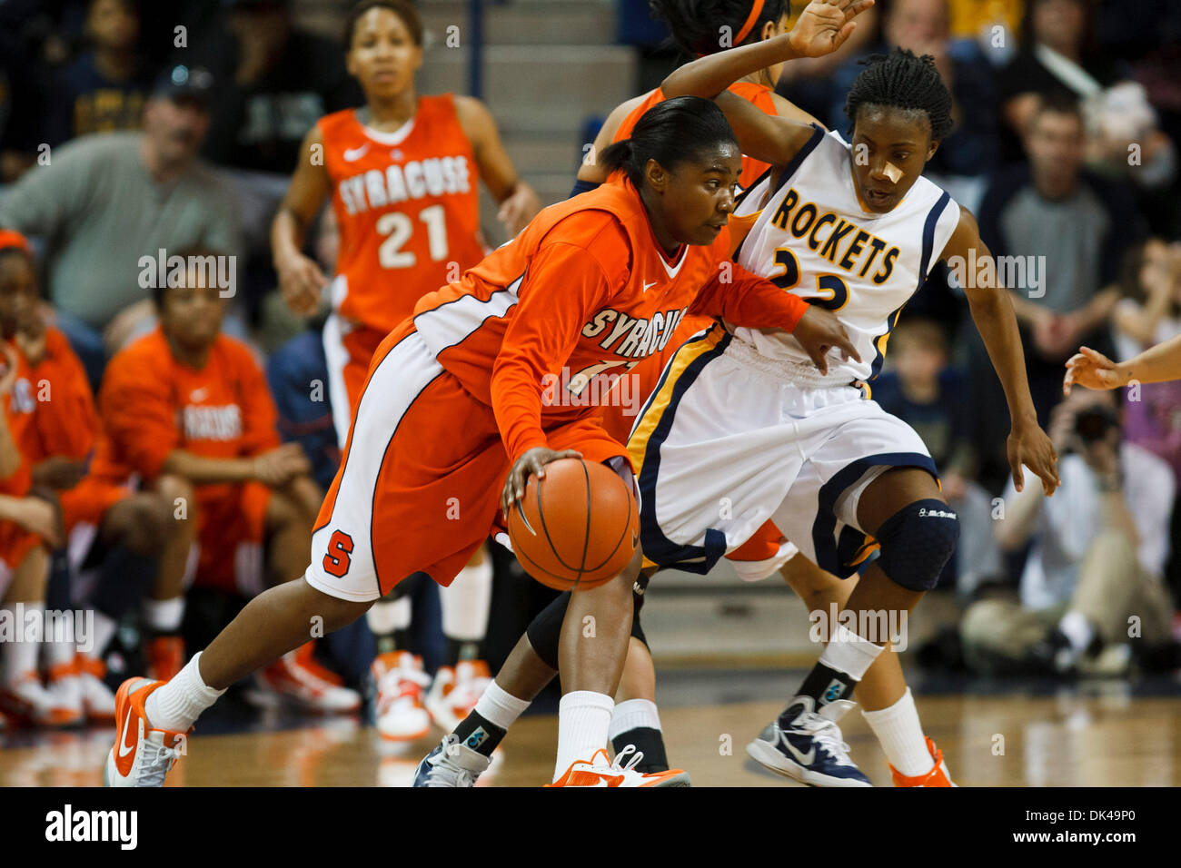 Mar. 27, 2011 - Toledo, Ohio, U.S - Syracuse guard Tasha Harris (#11 ...