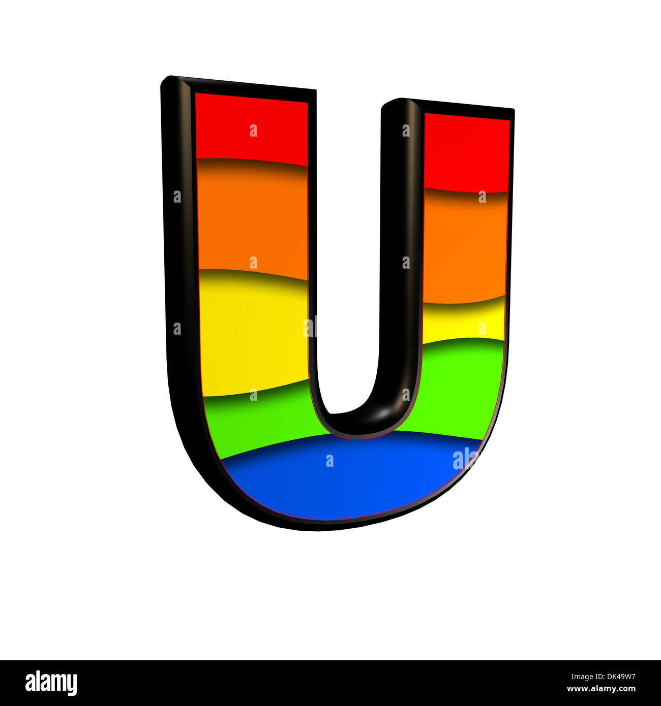 Yellow alphabet u hi-res stock photography and images - Alamy