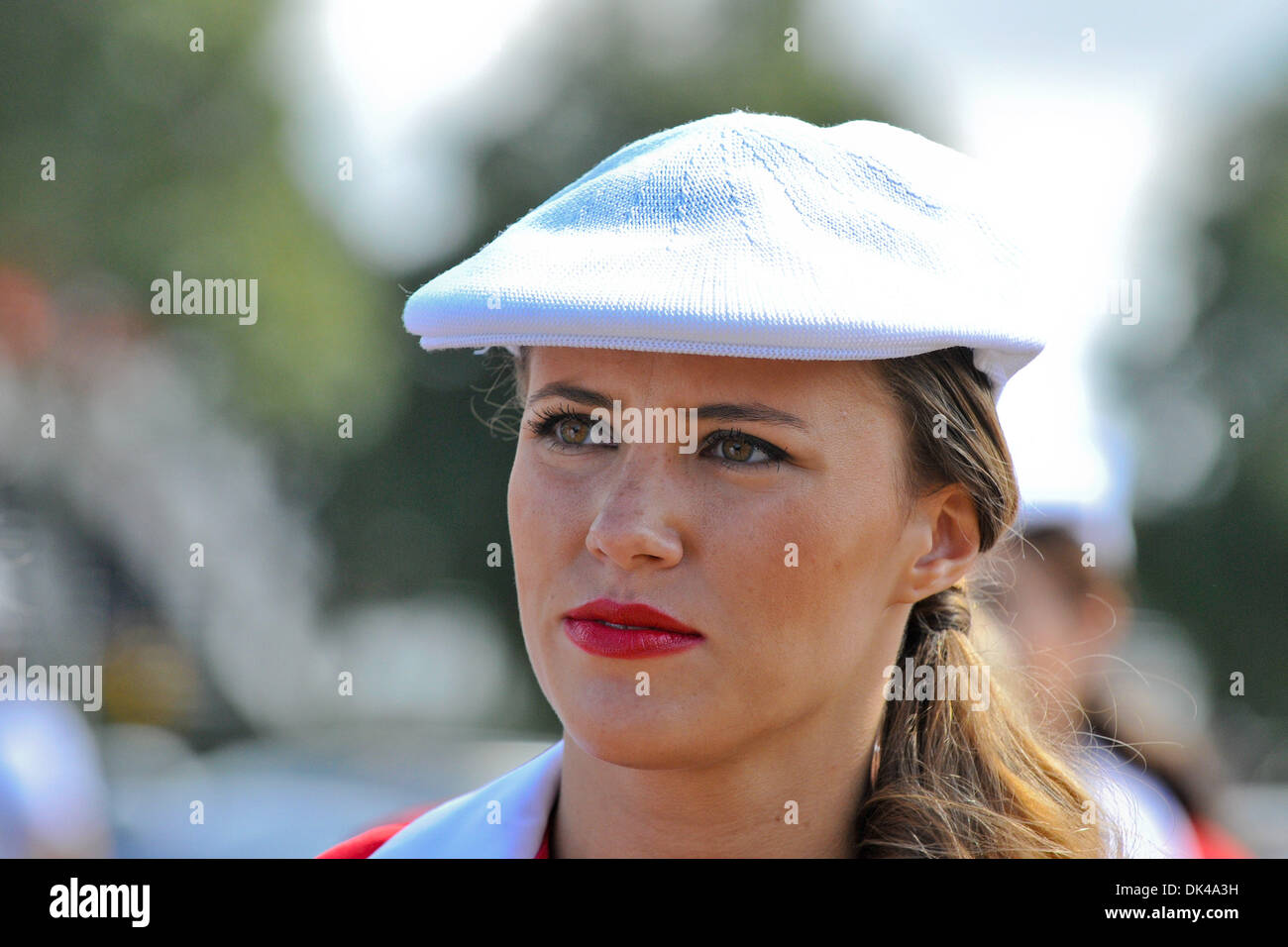 Grid girls australian grand prix albert park hi-res stock photography ...