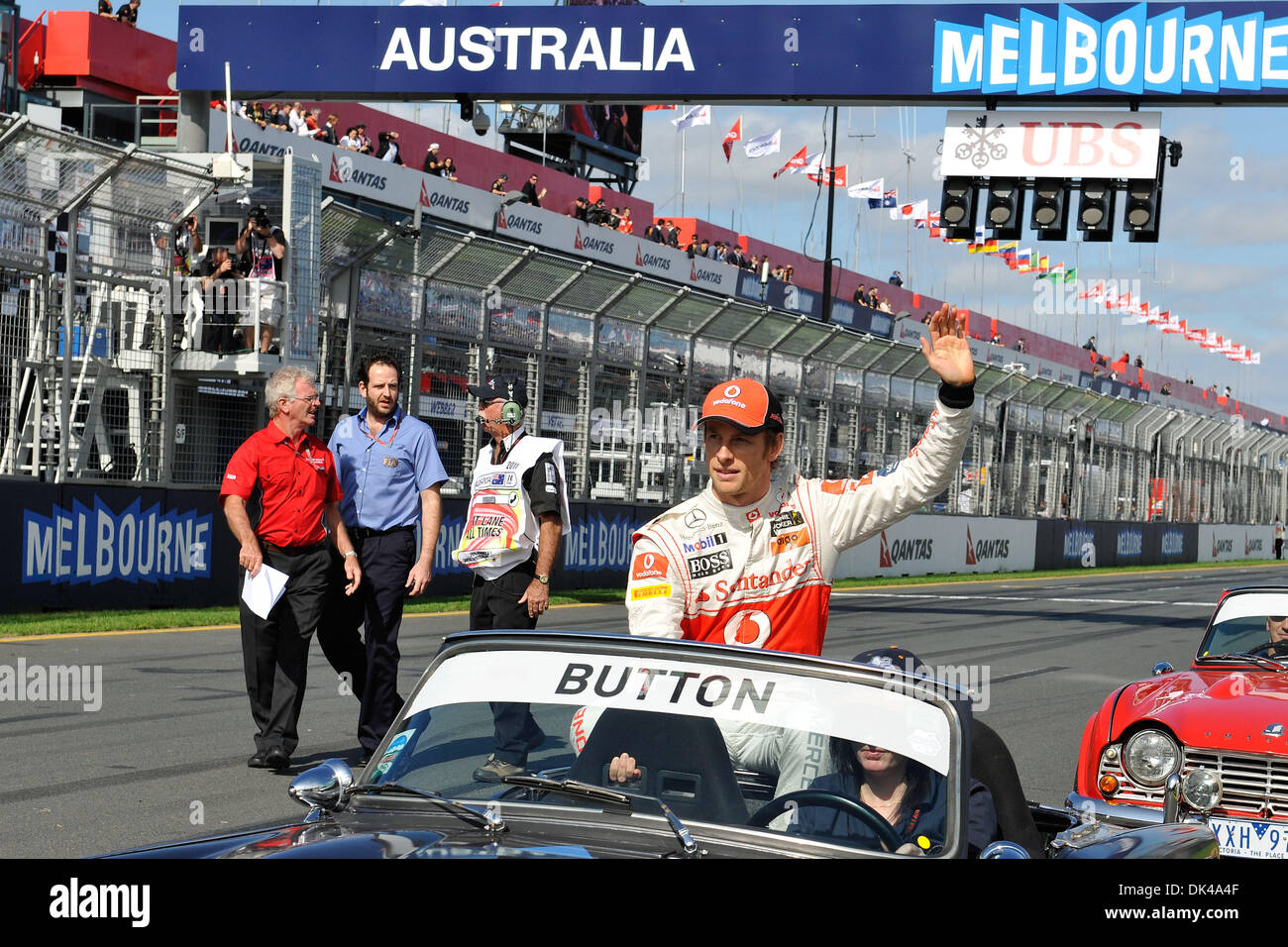 Mar. 27, 2011 - Melbourne, Victoria, Australia - Images of the drivers ...