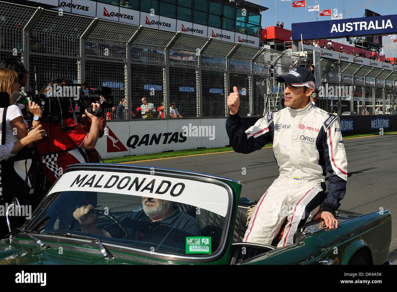 Mar. 27, 2011 - Melbourne, Victoria, Australia - Images of the drivers ...