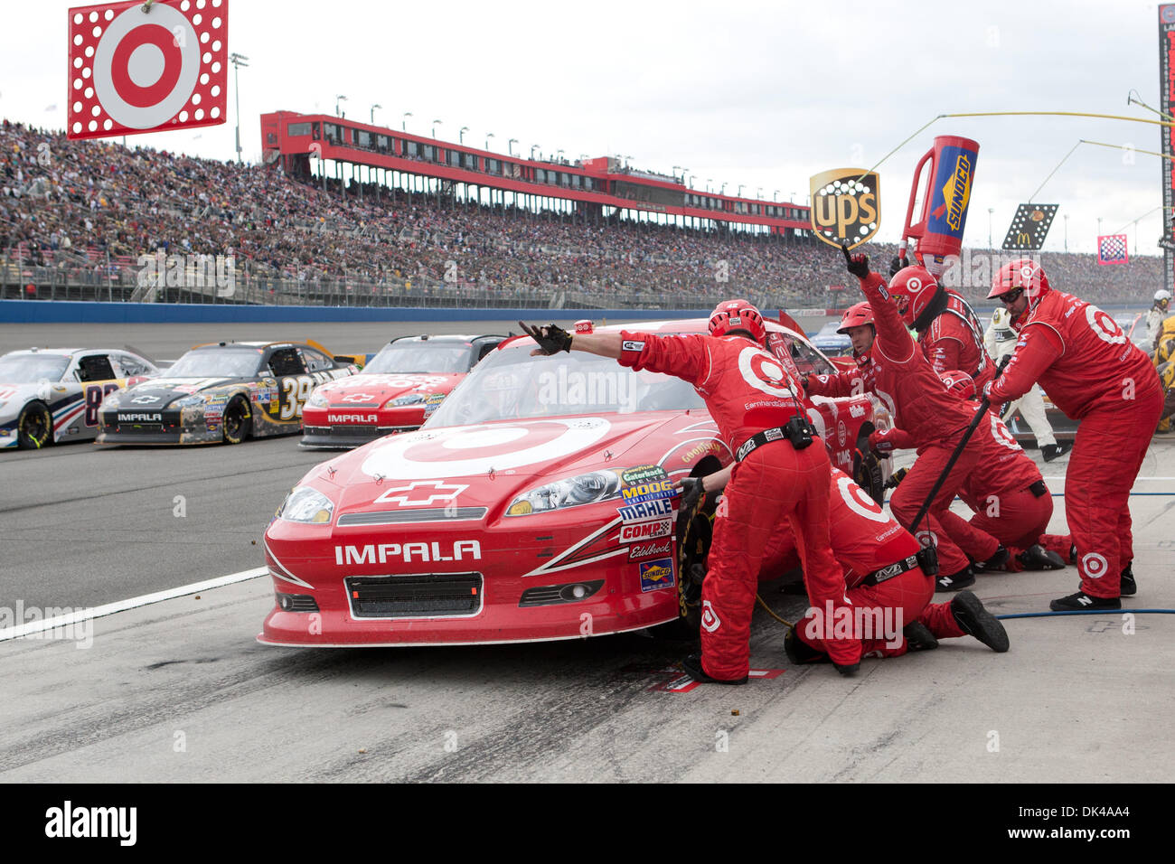 Mar. 27, 2011 - Fontana, California, U.S - Juan Pablo Montoya in the ...