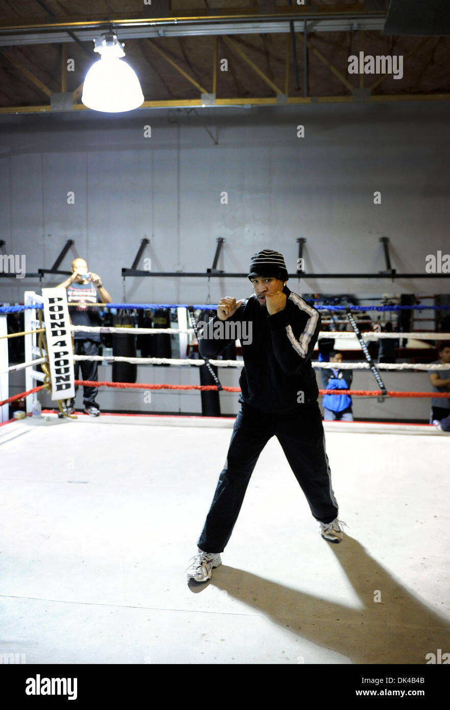 March 29, 2011 - Las Vegas, Nevada, USA - Boxer JAMES KIRKLAND appears ...