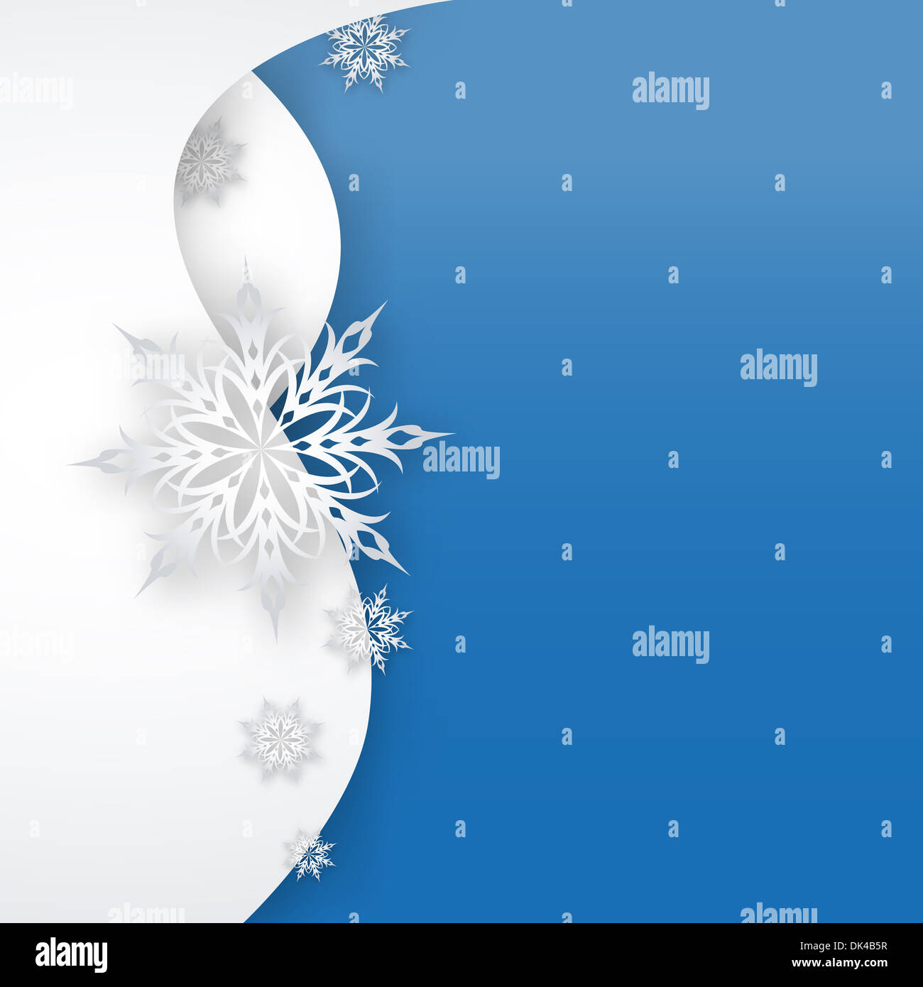 snowflake on a paper background Stock Photo - Alamy