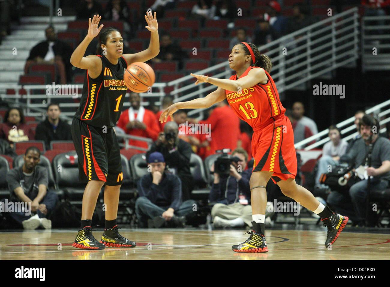 Mar. 30, 2011 - Chicago, Illinois, U.S - Bria Goss of the West team ...
