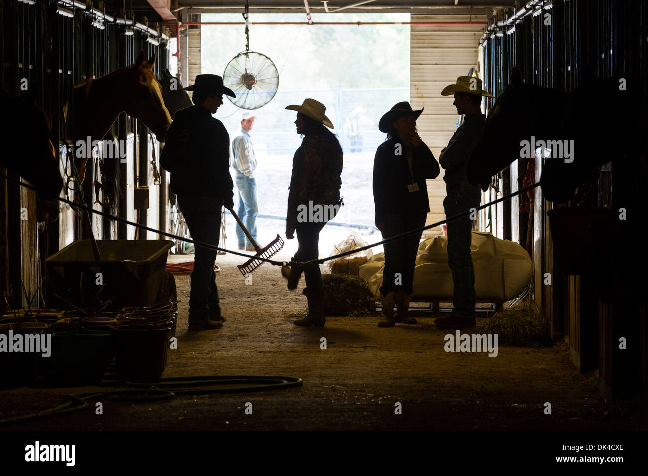 Calgary stampede cowboy cowgirl hi-res stock photography and images - Alamy