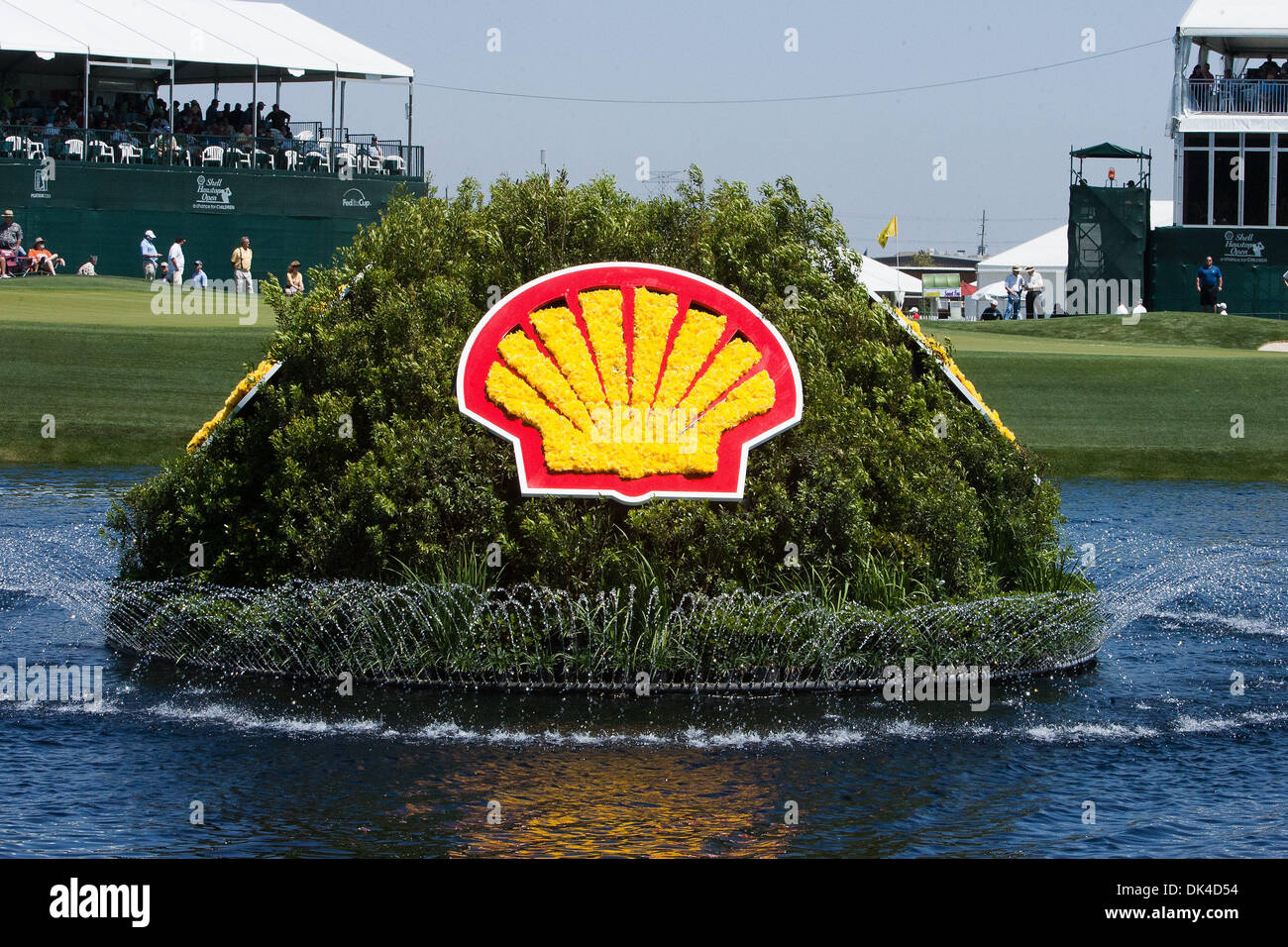 Apr. 1, 2011 - Humble, Texas, U.S - Shell Logo being displayed during ...