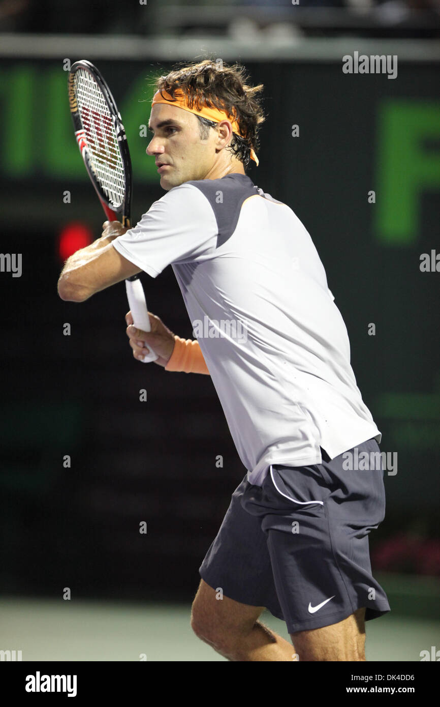 Apr. 1, 2011 - Kay Biscayne, Florida, U.S - No.3 seed Roger Federer ... Apr. 1, 2011 - Kay Biscayne, Florida, U.S - No.3 seed Roger Federer ...