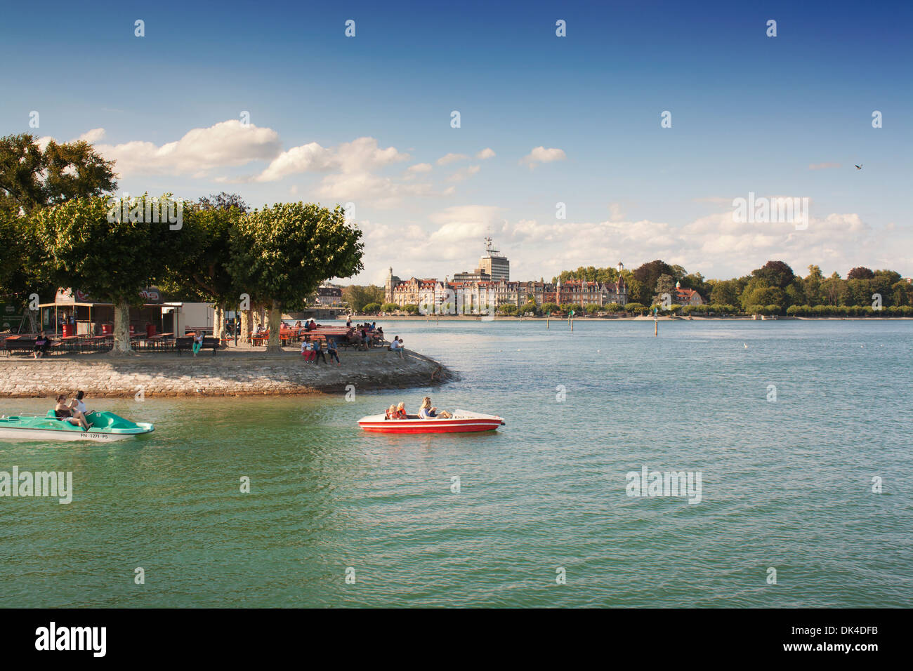 lake of constance with view to the beach from constance Stock Photo - Alamy