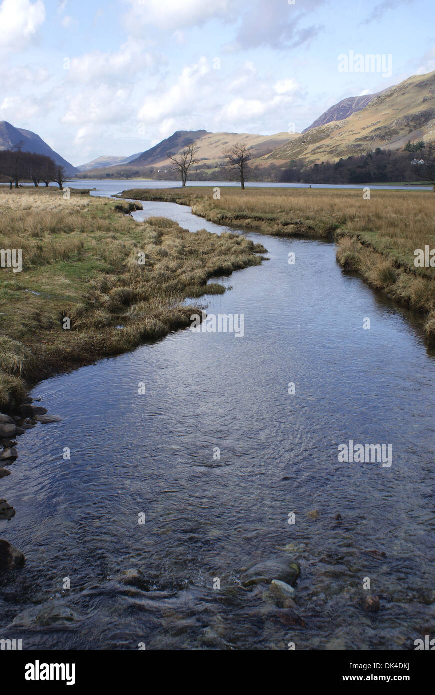Inlet to Grassmere Water Stock Photo - Alamy