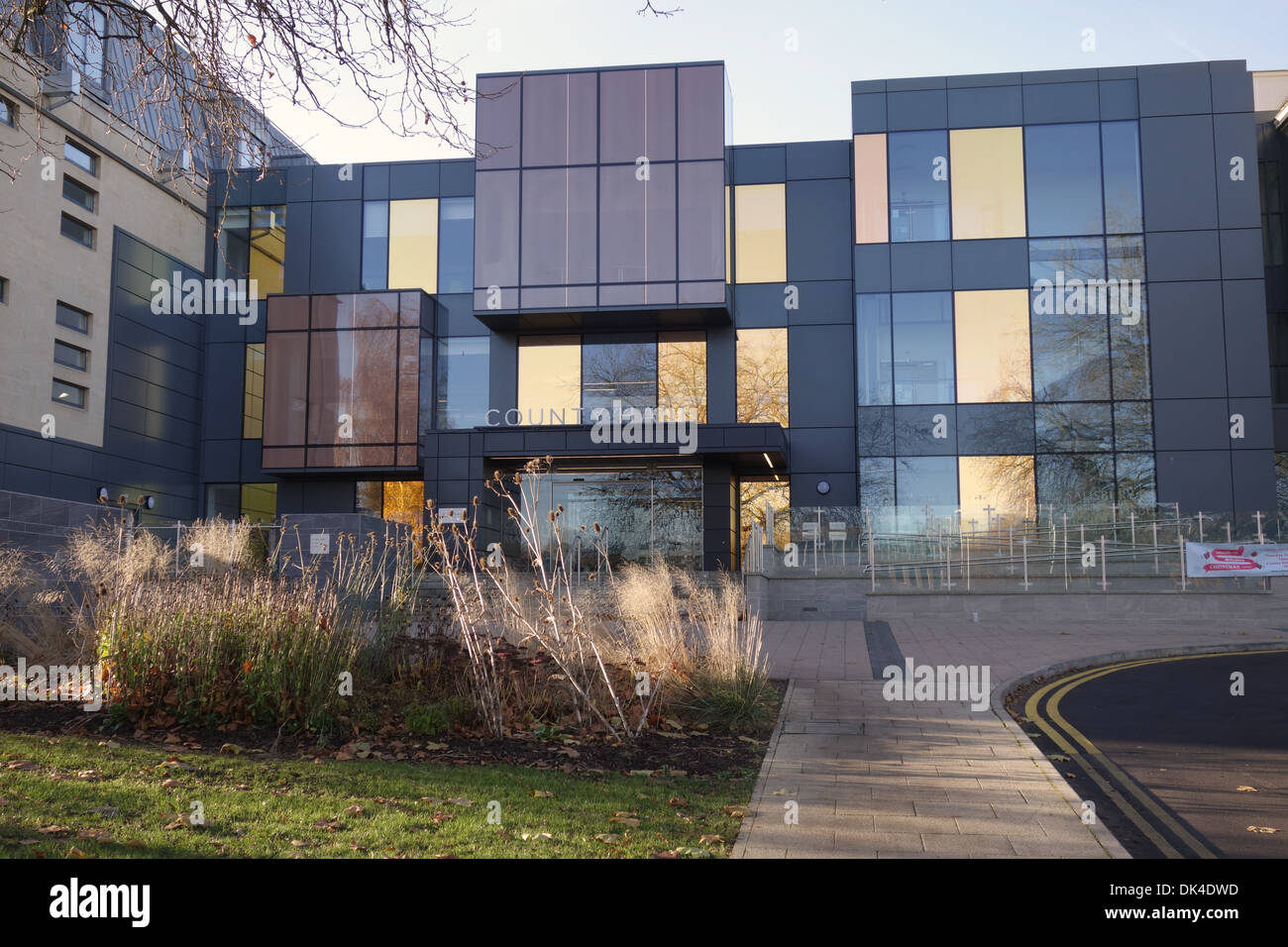 Modern architecture exterior county council building county hall hi-res ...