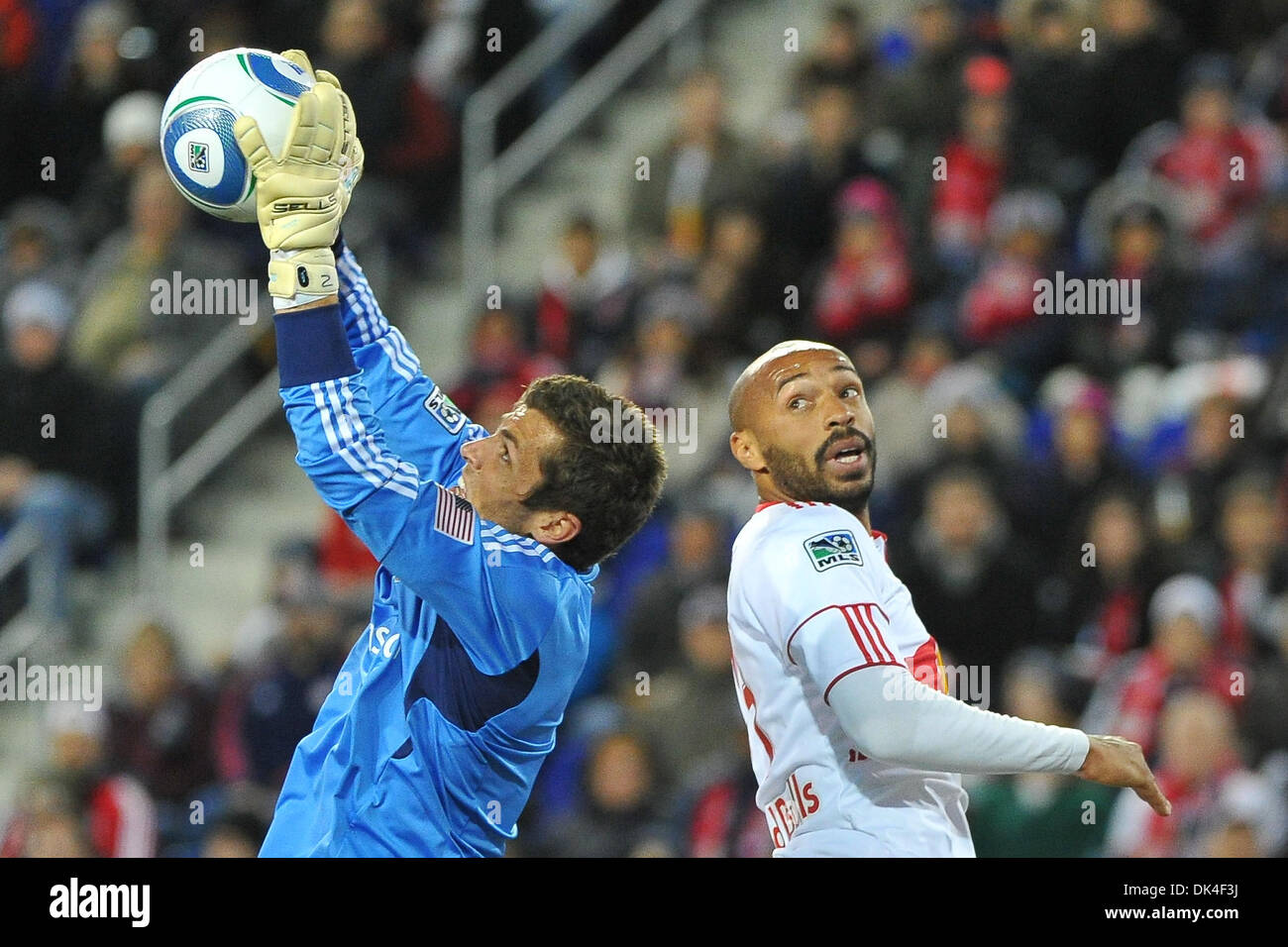 Apr. 2, 2011 - Harrison, New Jersey, U.S - Houston Dynamo goalkeeper ...