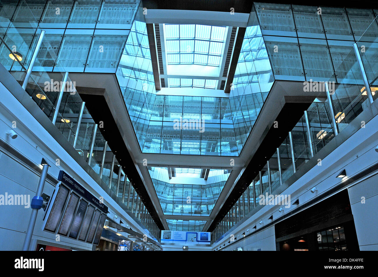futuristic terminal Dubai international airport UAE Stock Photo - Alamy