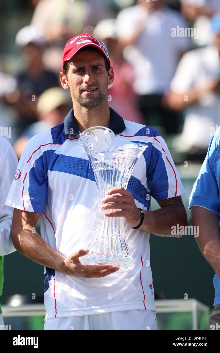 Apr. 3, 2011 - Kay Biscayne, Florida, U.S - No.2 Novak Djokovic (SRB ... Apr. 3, 2011 - Kay Biscayne, Florida, U.S - No.2 Novak Djokovic (SRB ...
