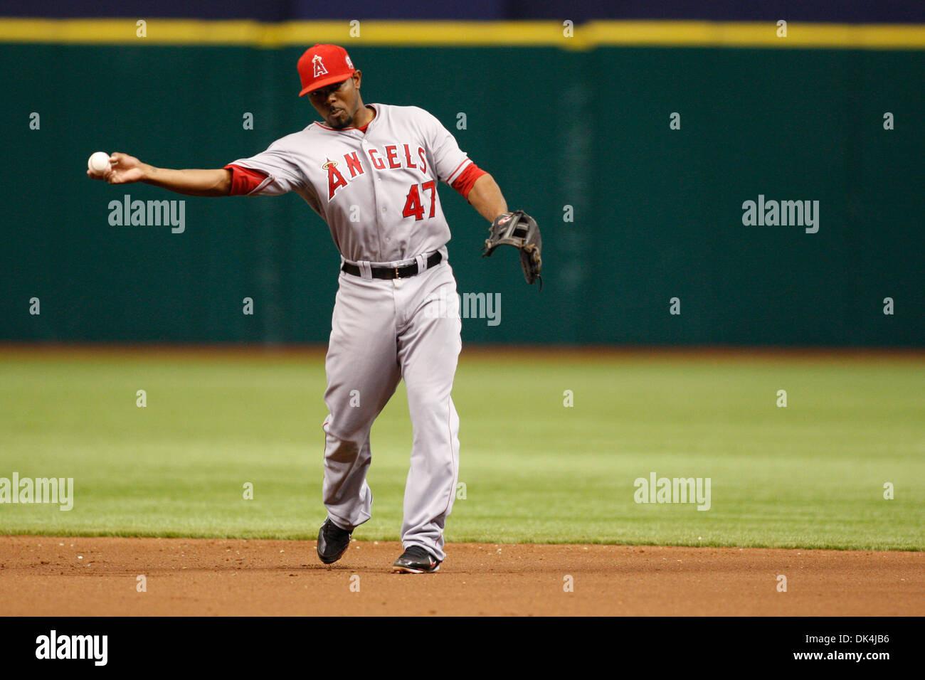 Apr. 6, 2011 - St.Petersburg, Florida, U.S - Los Angeles Angels second ...