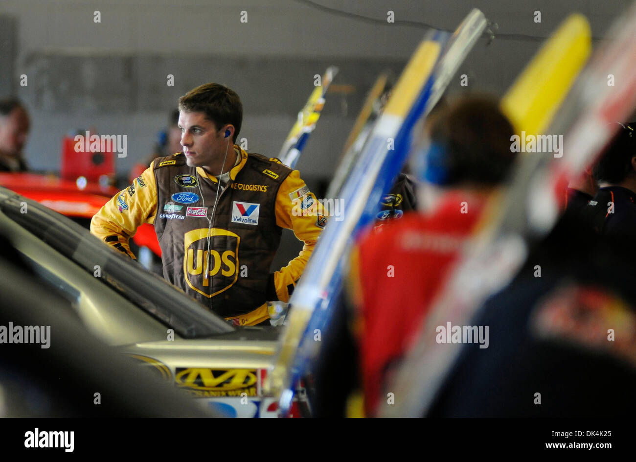 Apr. 7, 2011 - Fort Worth, Texas, U.S. - DAVID RAGAN in the garage ...