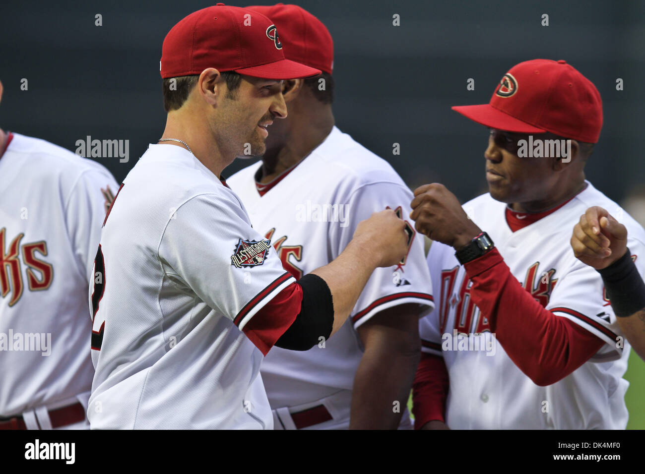 Apr. 8, 2011 - Phoenix, Arizona, U.S - Arizona Diamondbacks' first ...
