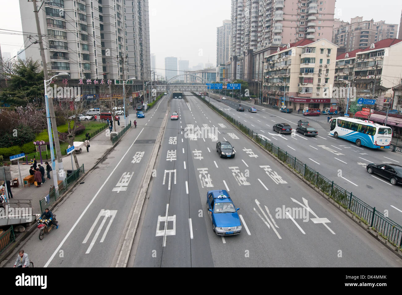 Fuxing Road in Huangpu District, Shanghai, China Stock Photo - Alamy