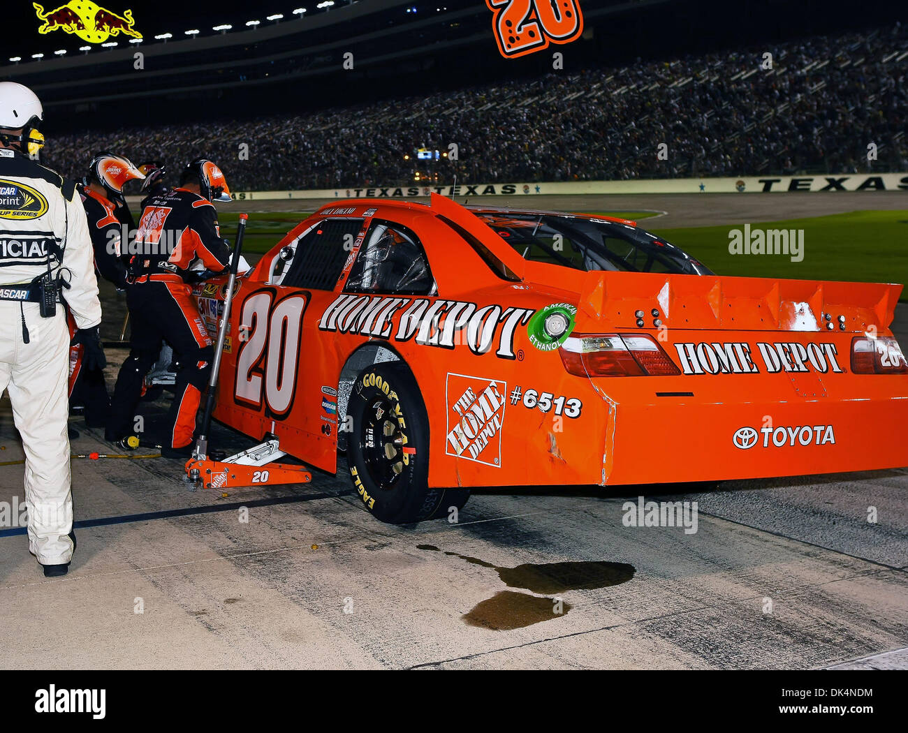 Apr. 9, 2011 - Fort Worth, Texas, U.S - Joey Logano, driver of the (20 ...