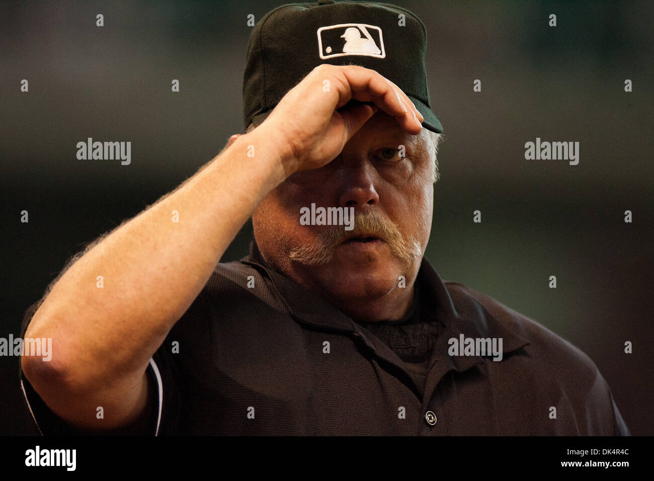 Apr. 10, 2011 - Houston, Texas, U.S - Home plate Umpire Jim Joyce ...