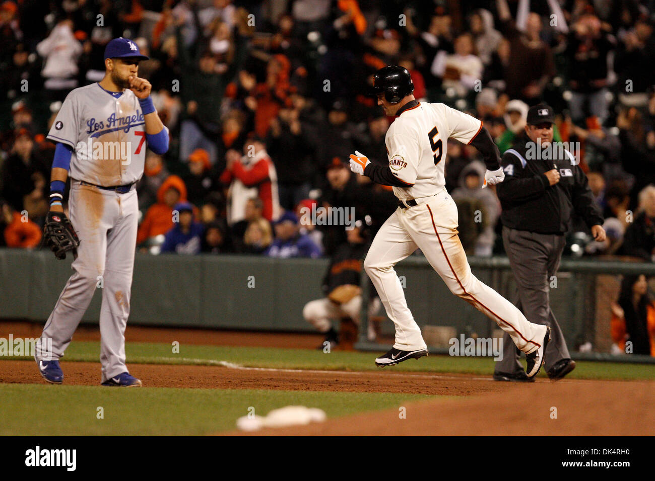 Apr. 11, 2011 - San Francisco, California, U.S. - San Francisco Giants ...