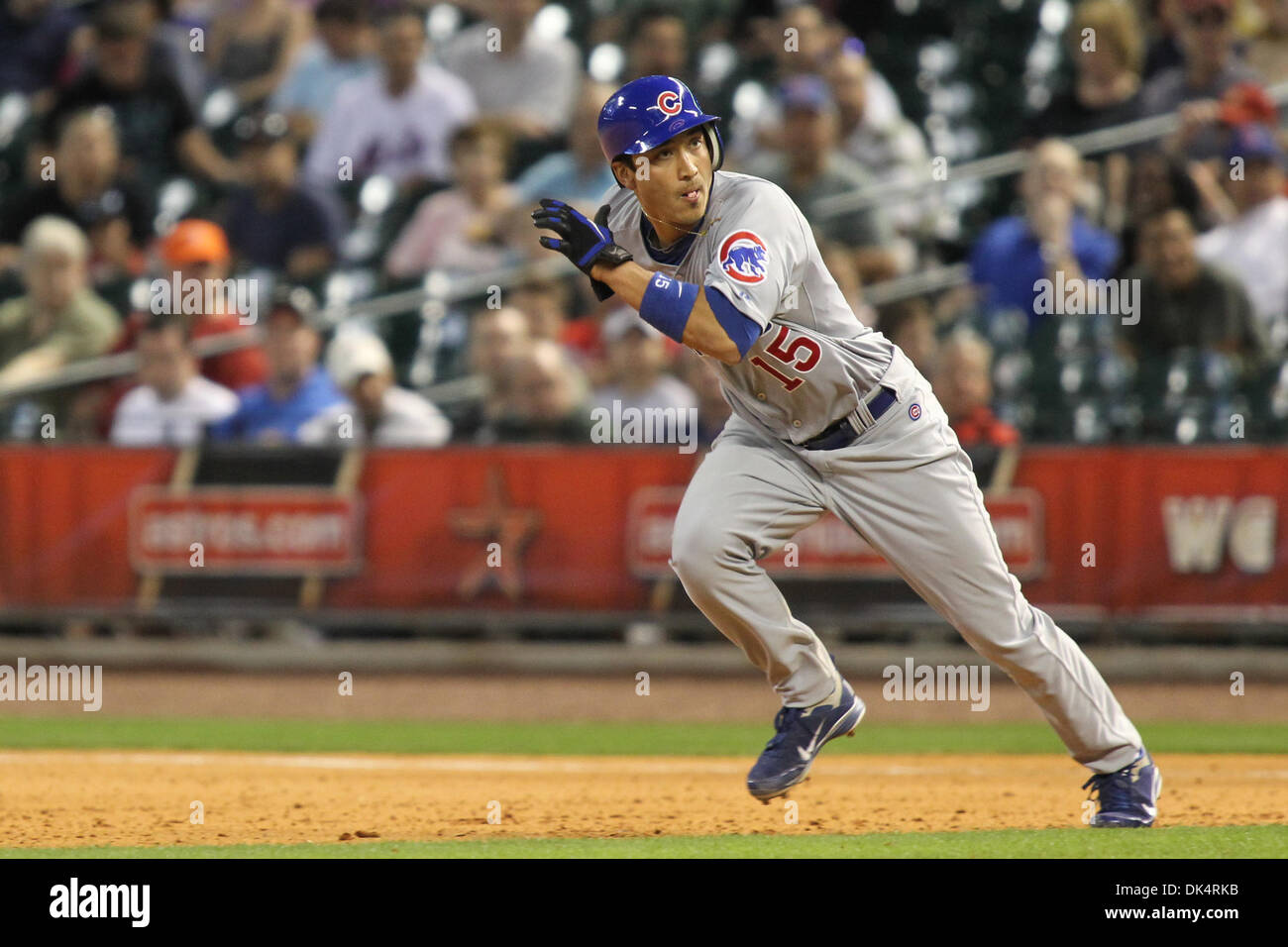 Apr. 11, 2011 - Houston, Texas, U.S - Chicago Cubs Infielder Darwin ...