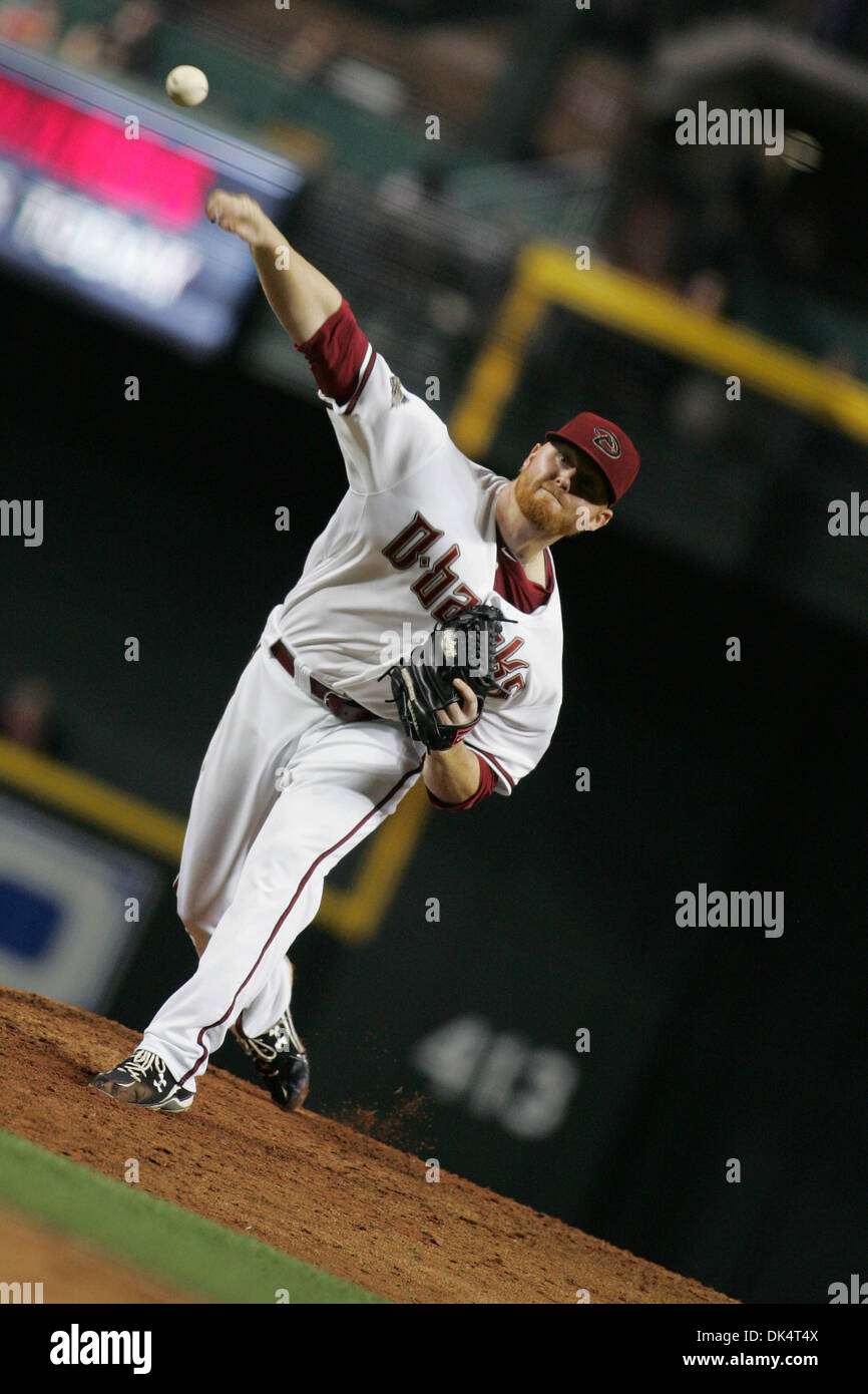 Apr. 12, 2011 - Phoenix, Arizona, U.S - Arizona Diamondbacks pitcher ...
