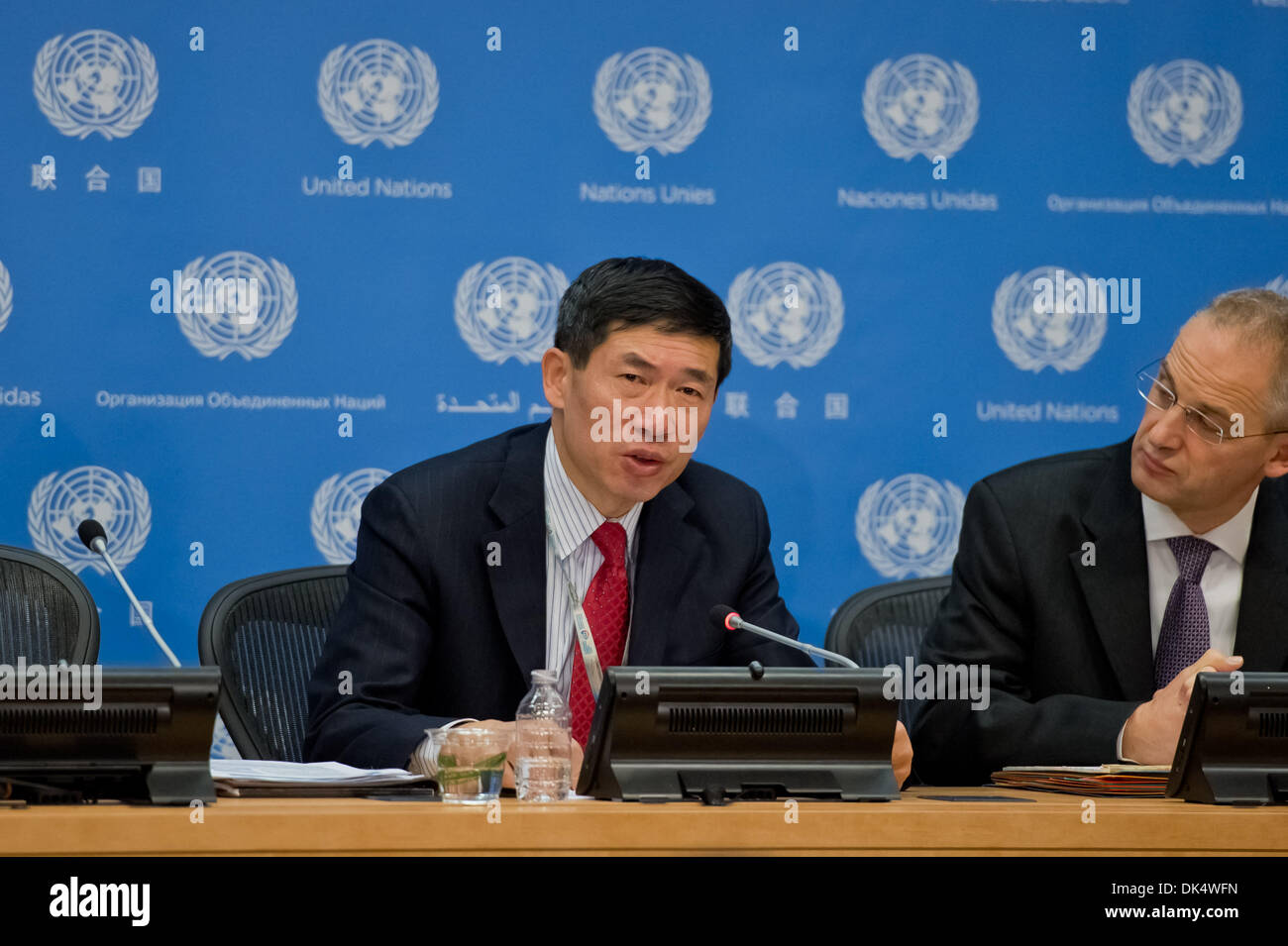 New York, USA. 2nd Dec, 2013. Haoliang Xu, assistant secretary-general ...