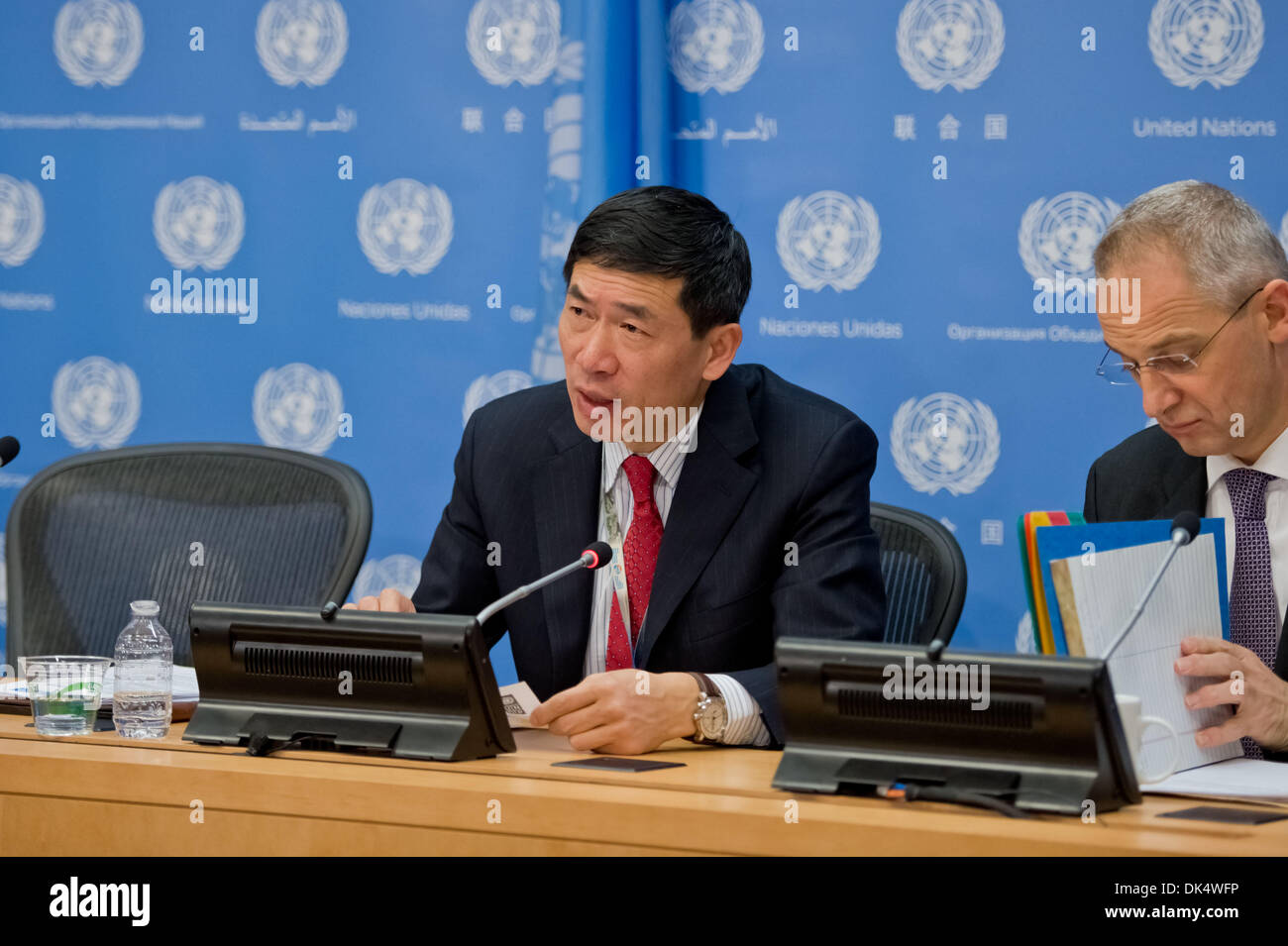 New York, USA. 2nd Dec, 2013. Haoliang Xu, assistant secretary-general ...