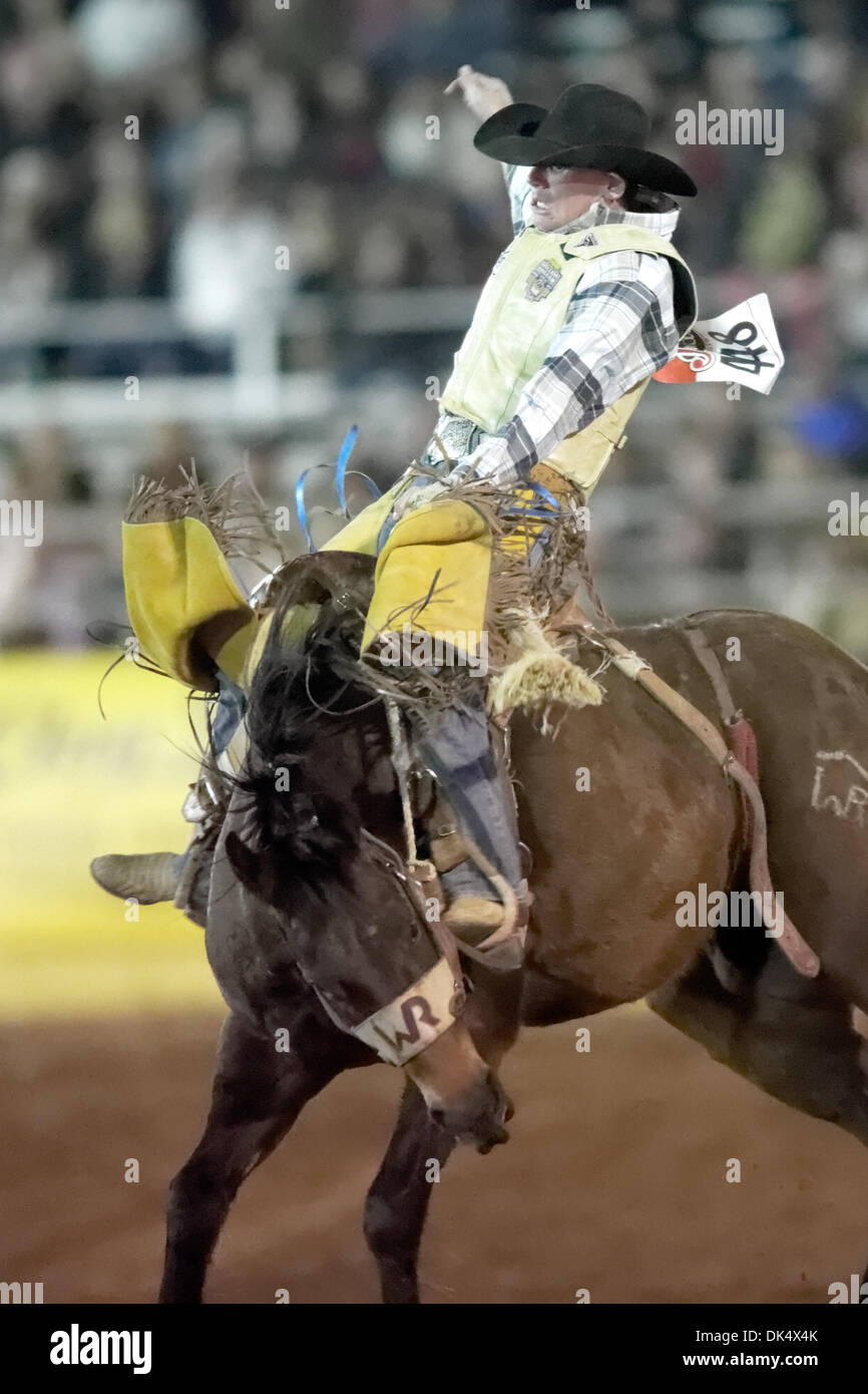 Apr. 15, 2011 - Red Bluff, California, U.S - Cody Taton of Mud Butte ...