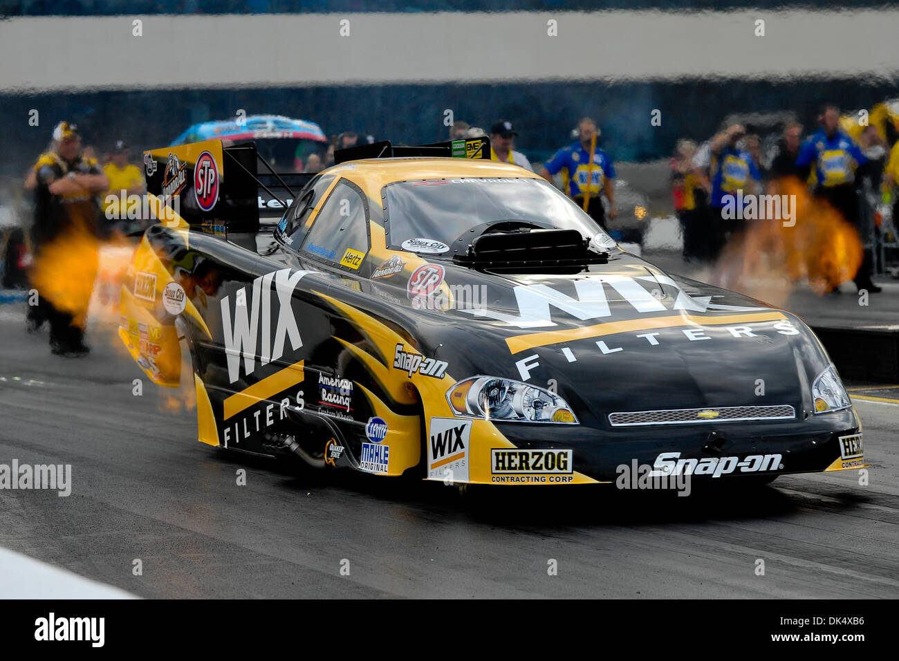 Apr. 15, 2011 - Charlotte, North Carolina, U.S - NHRA funny car driver ...