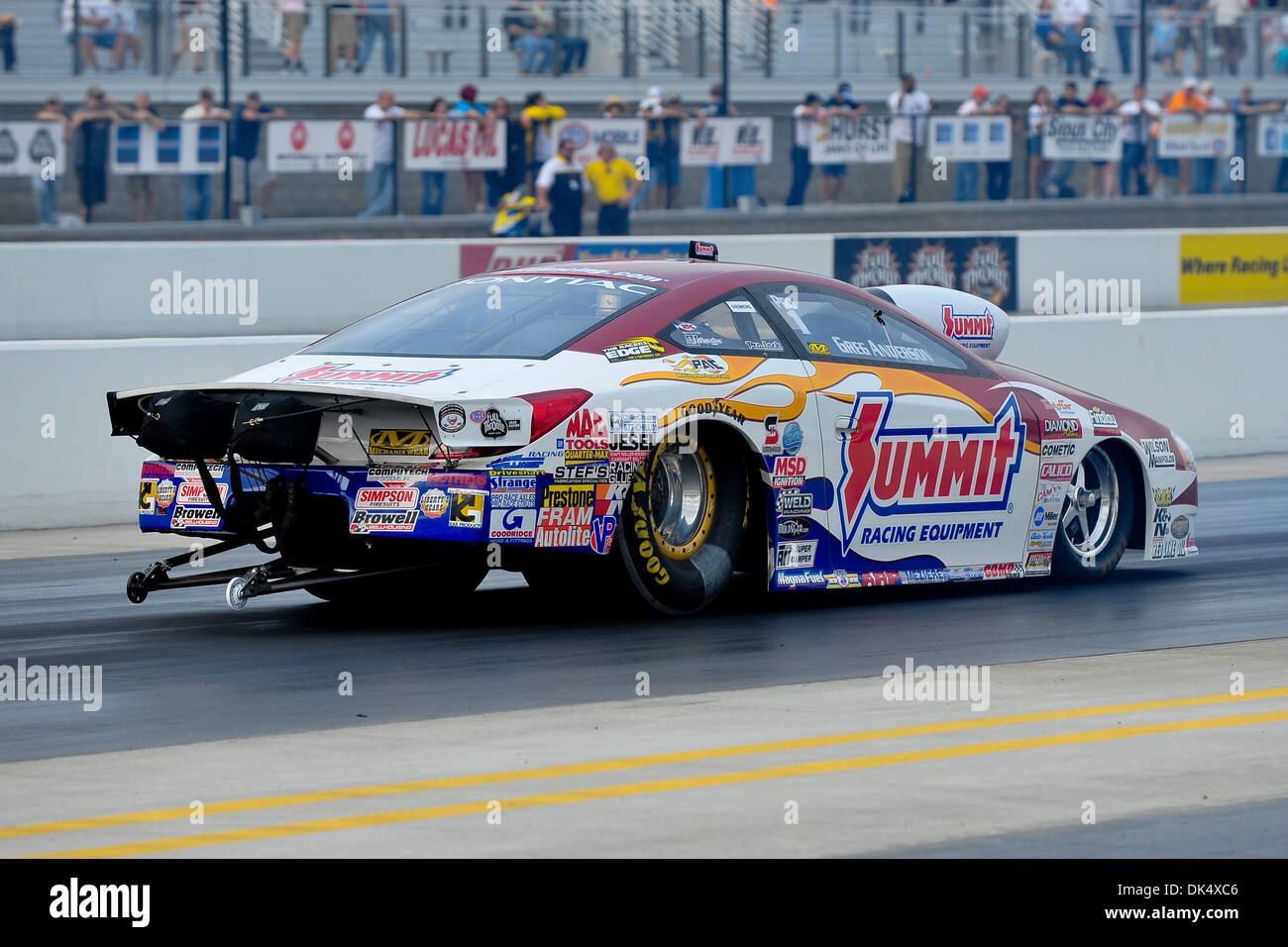 Apr. 15, 2011 - Charlotte, North Carolina, U.S - NHRA Pro stock driver ...