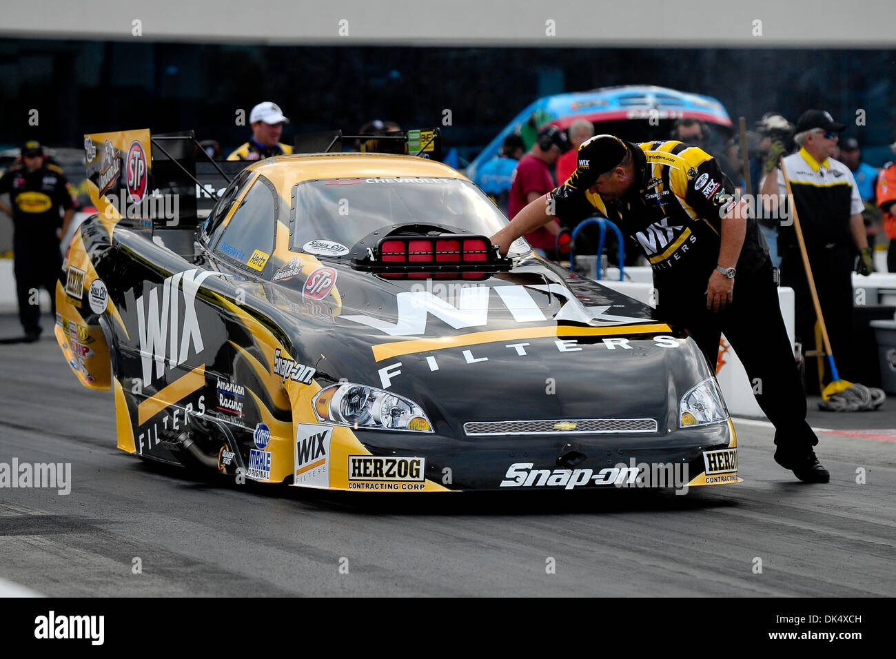 Apr. 15, 2011 - Charlotte, North Carolina, U.S - NHRA funny car driver ...