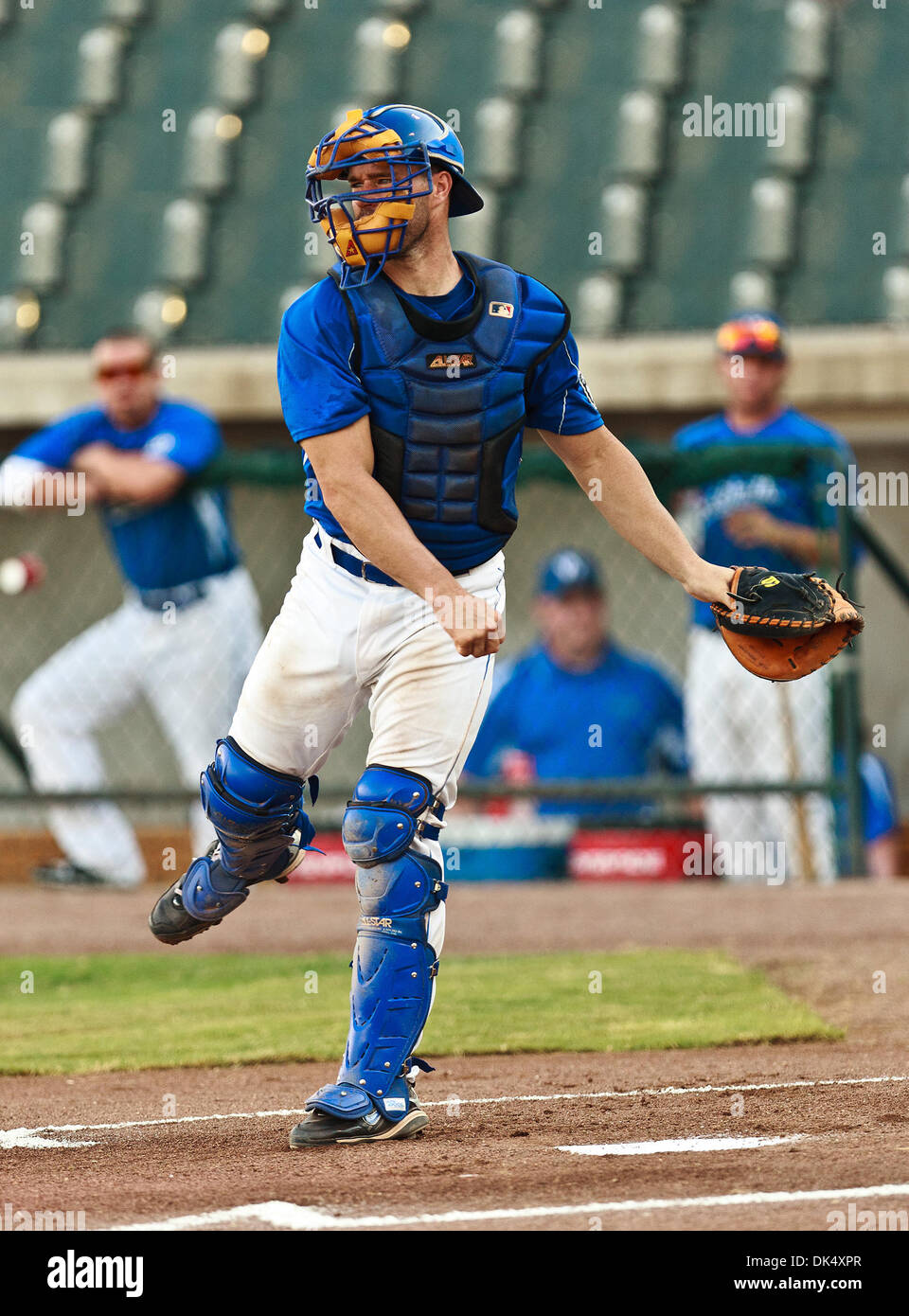 July 19, 2011 - Fort Worth, Texas, U.S - Fort Worth Cats Catcher Kelley ...