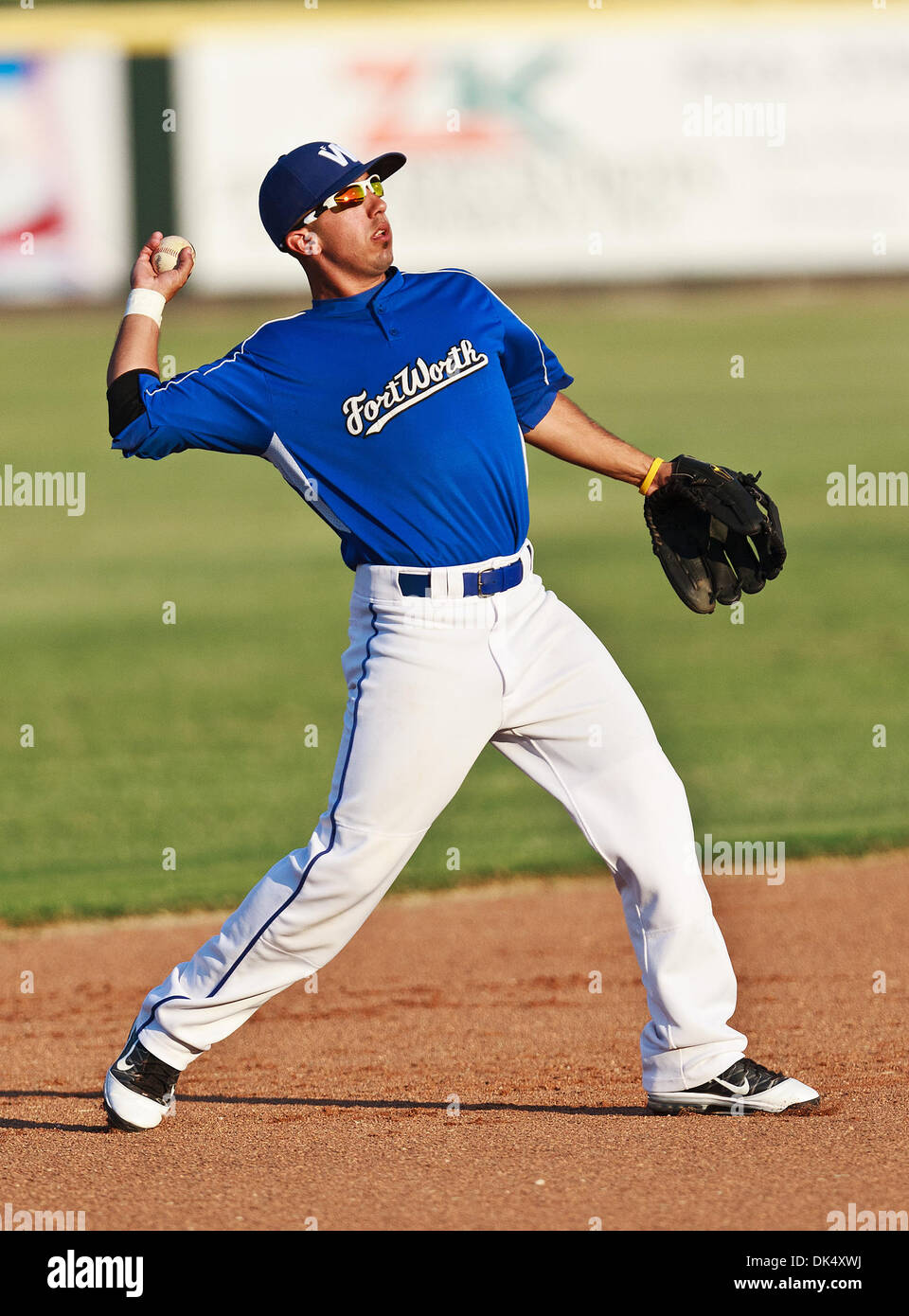 July 19, 2011 - Fort Worth, Texas, U.S - Fort Worth Cats Infielder Cory ...
